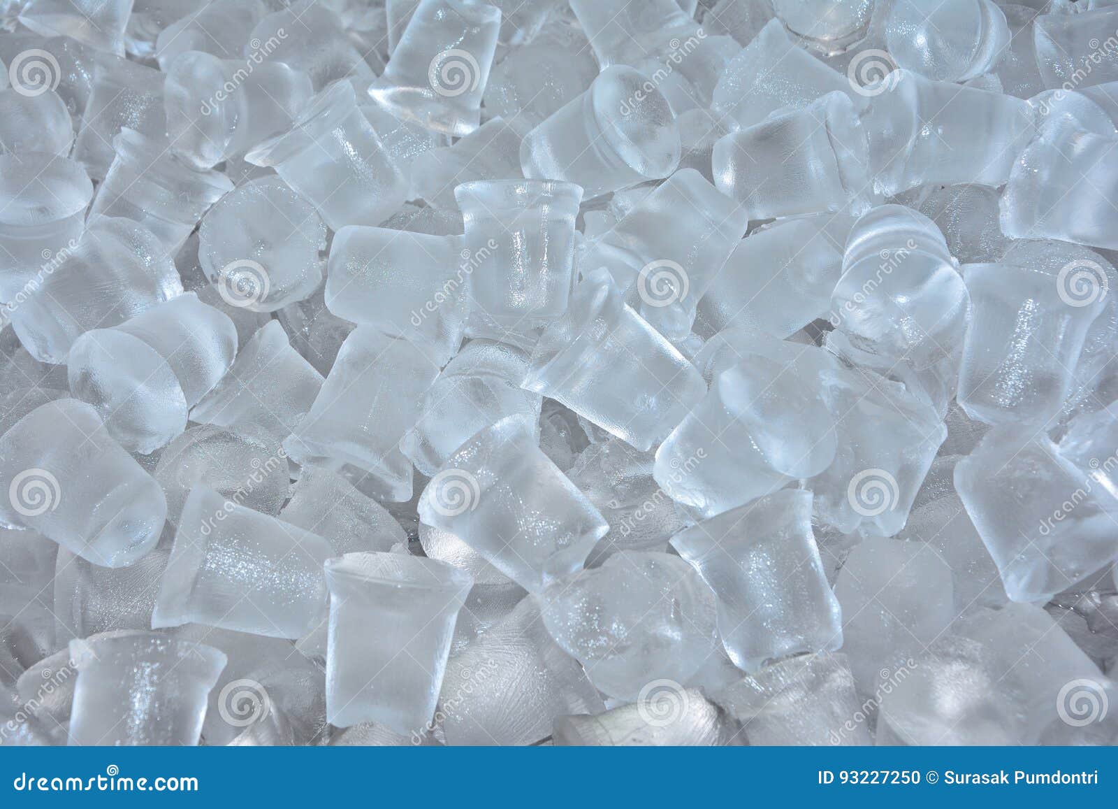 Ice unit stack together. stock photo. Image of macro - 93227250