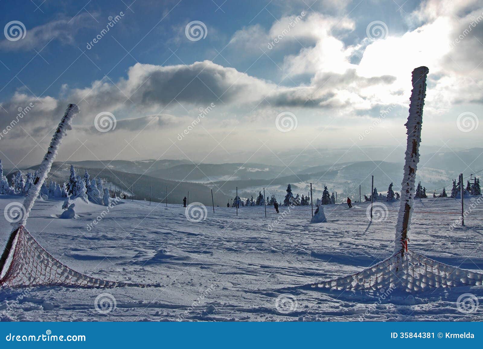 Ice view stock image. Image of pine, hillside, frozen - 35844381