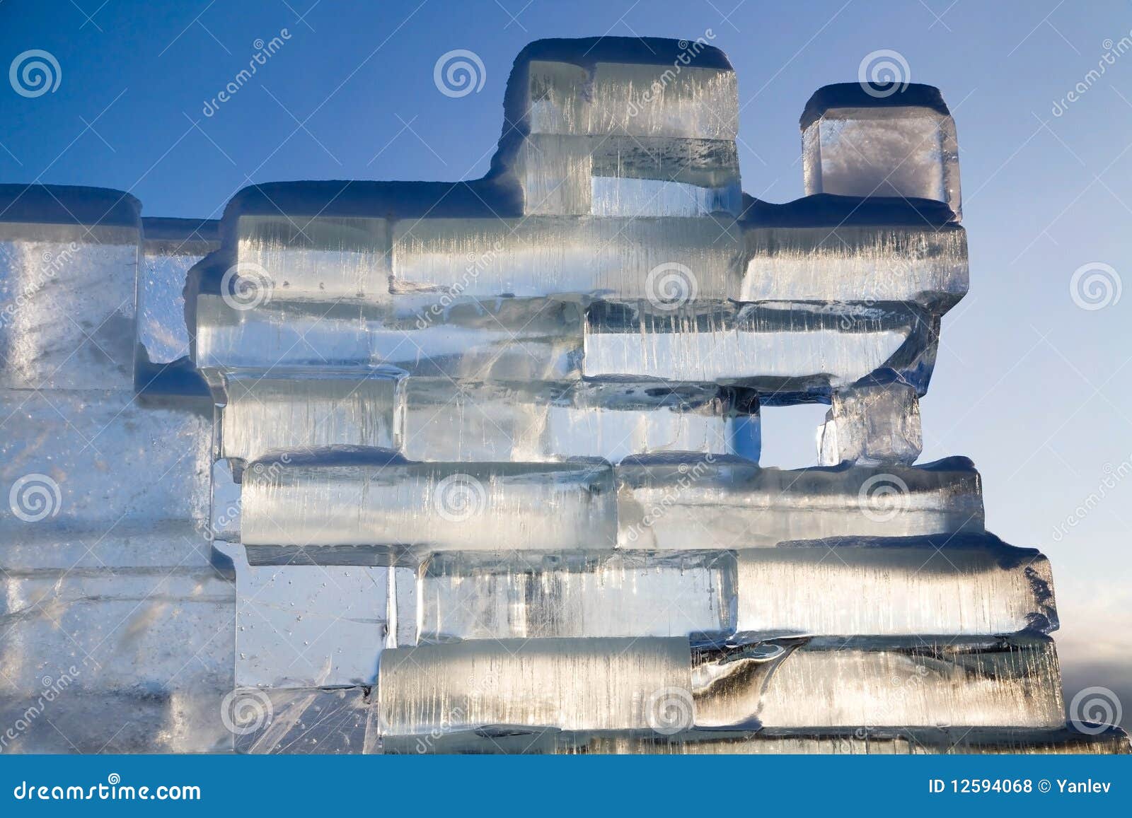 Ice wall stock photo. Image of blue, strong, build, blocks - 12594068