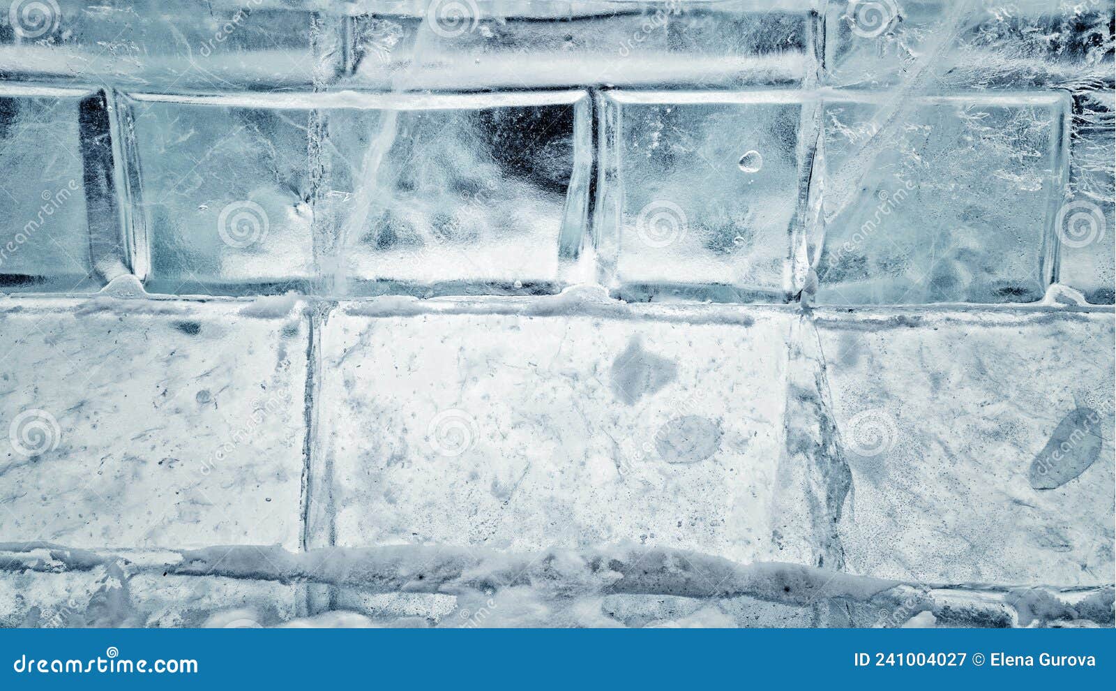 Ice Wall of Arctic Igloo House. Ice Texture Stock Image - Image of ...