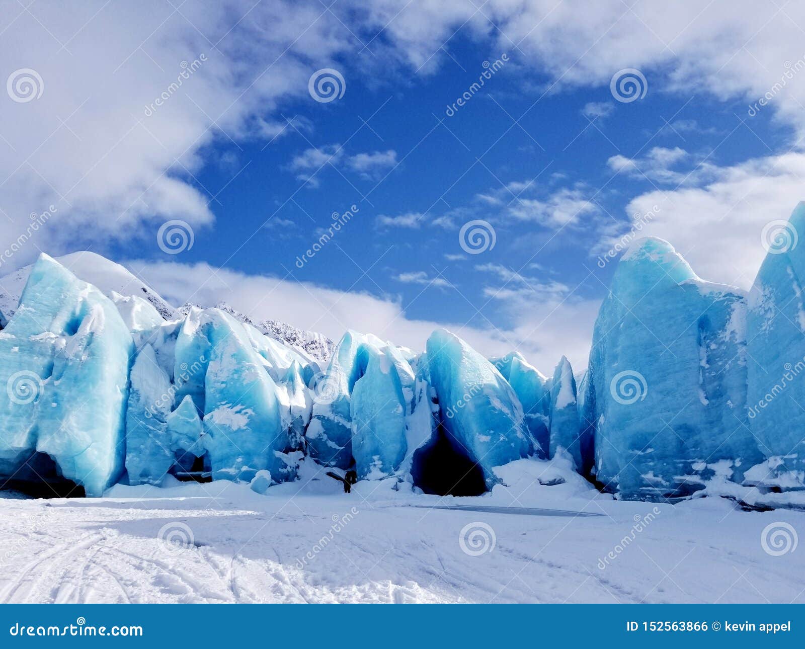 Ice wall stock photo. Image of wall, alaska, glacier - 152563866