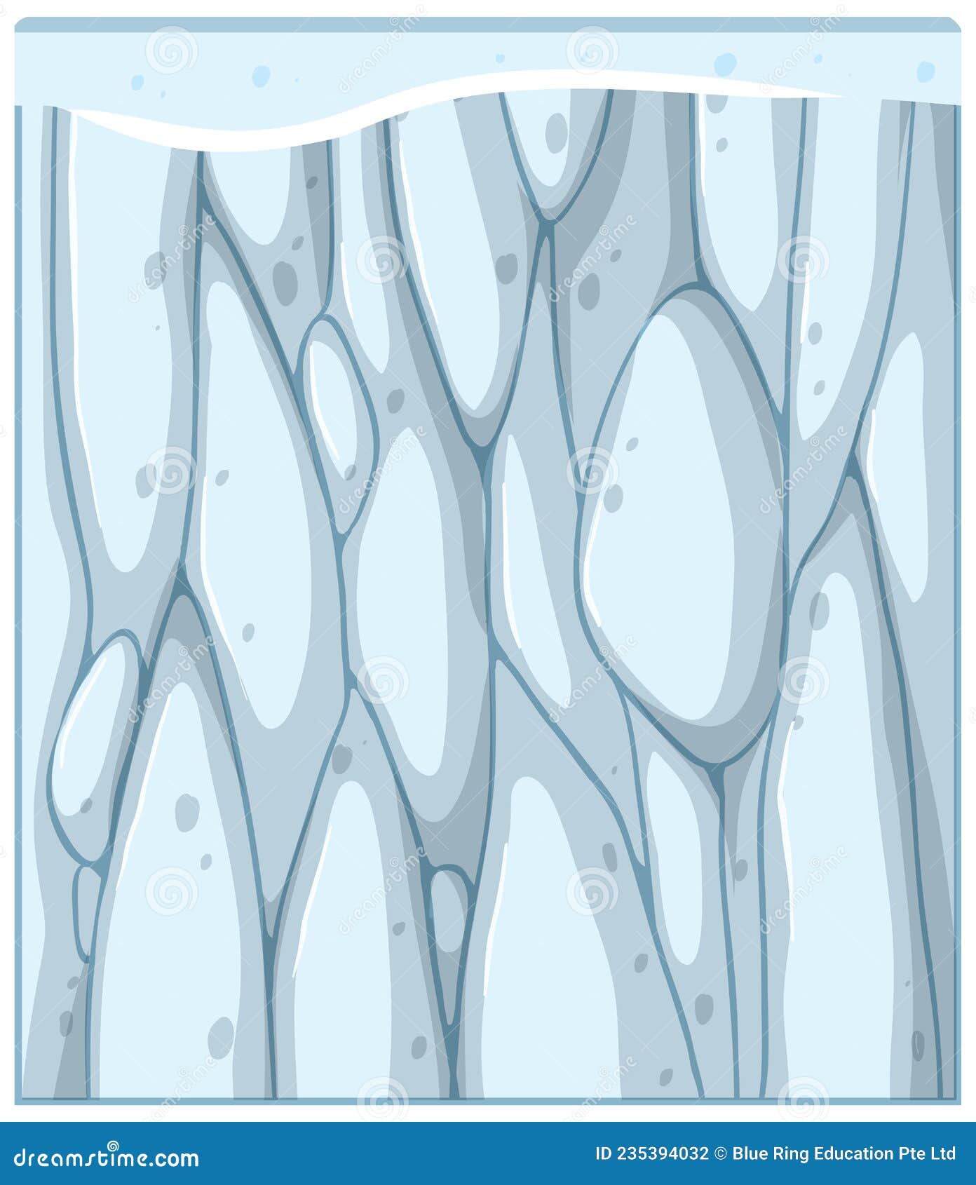 Ice Wall Texture Background Stock Vector - Illustration of nature ...