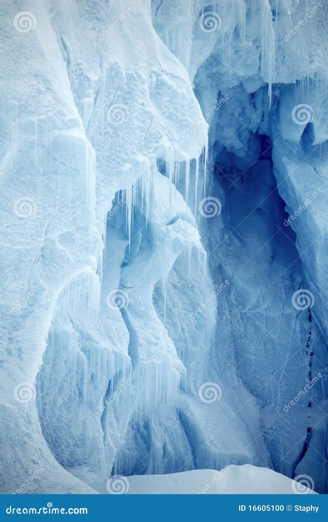 Ice wall vertical stock photo. Image of beauty, frost - 16605100