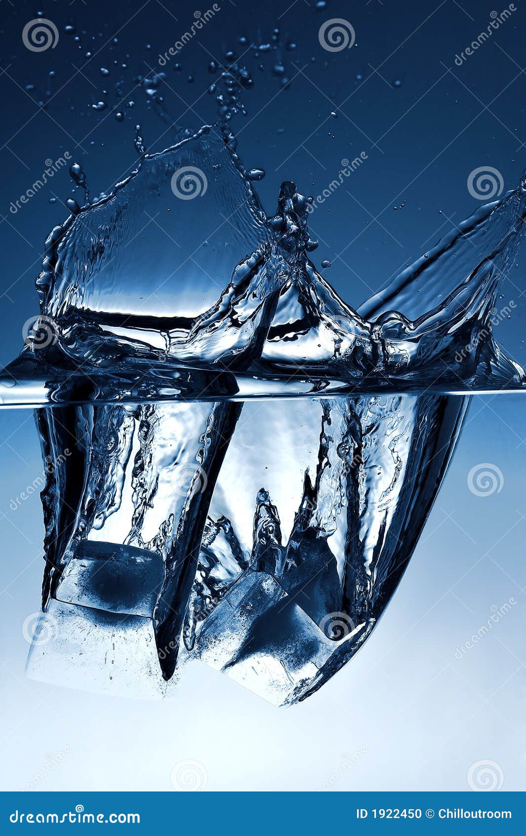 Ice and water stock photo. Image of view, still, pure - 1922450