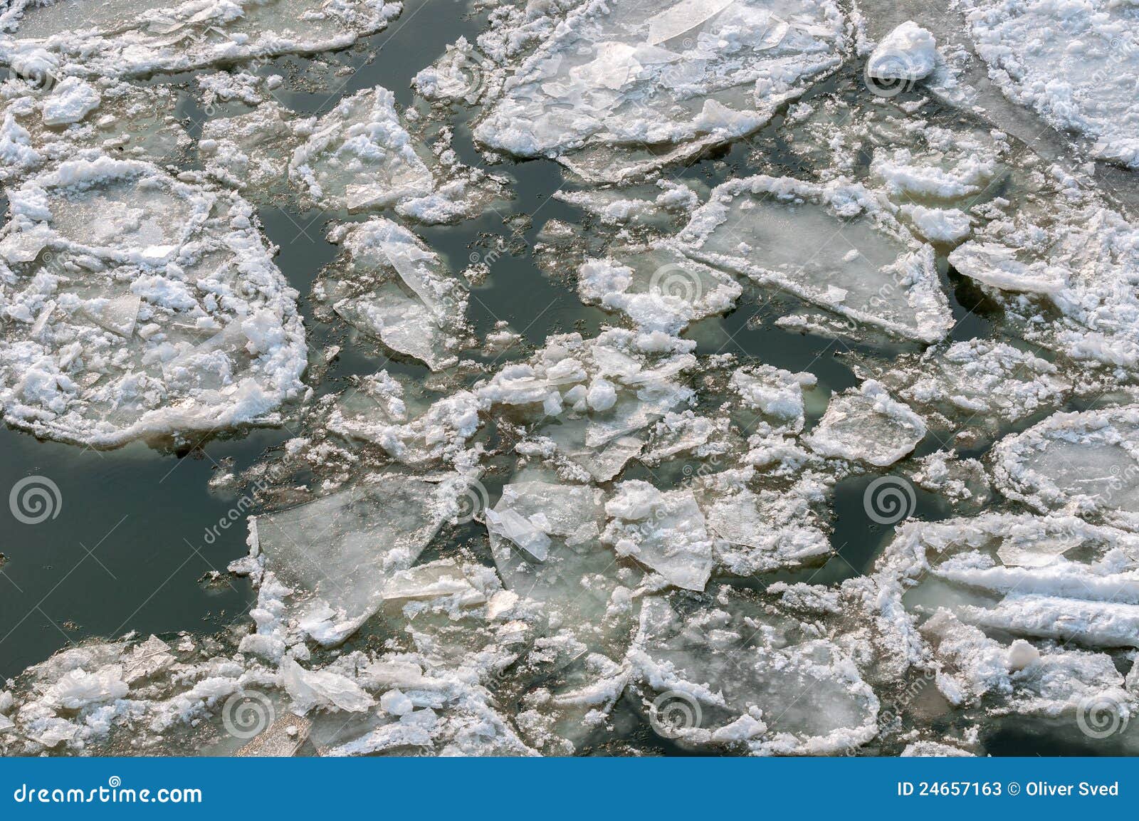 Ice on water stock image. Image of background, flow, cool - 24657163
