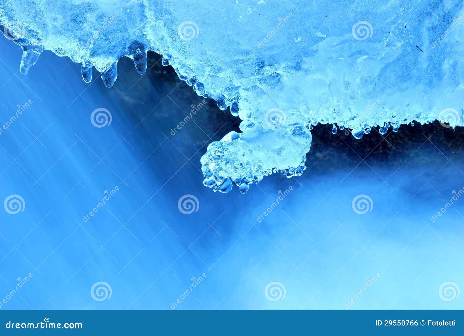 Ice on the water stock photo. Image of fresh, flow, weather - 29550766