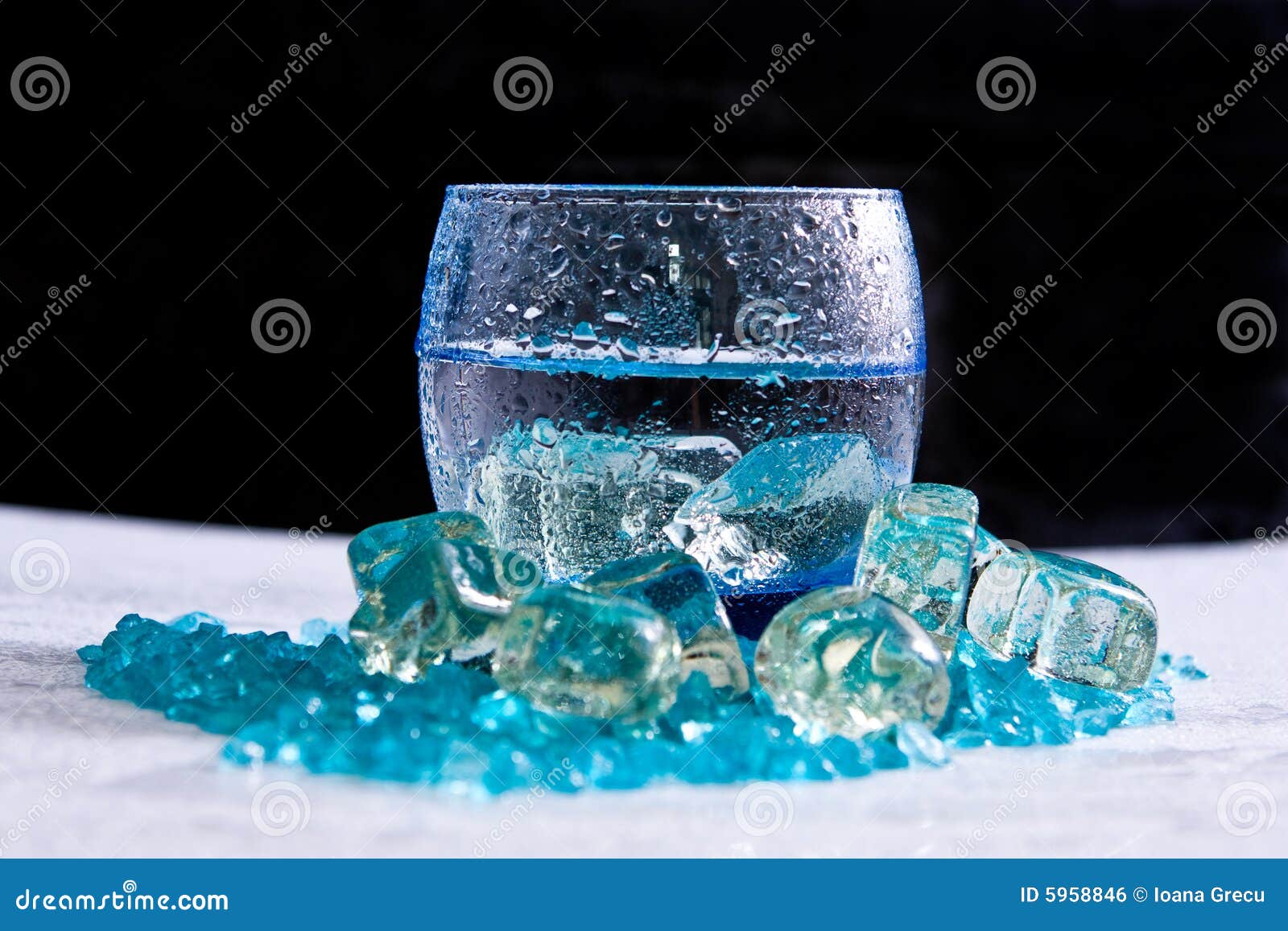 Ice water stock photo. Image of glass, solid, cooling - 5958846