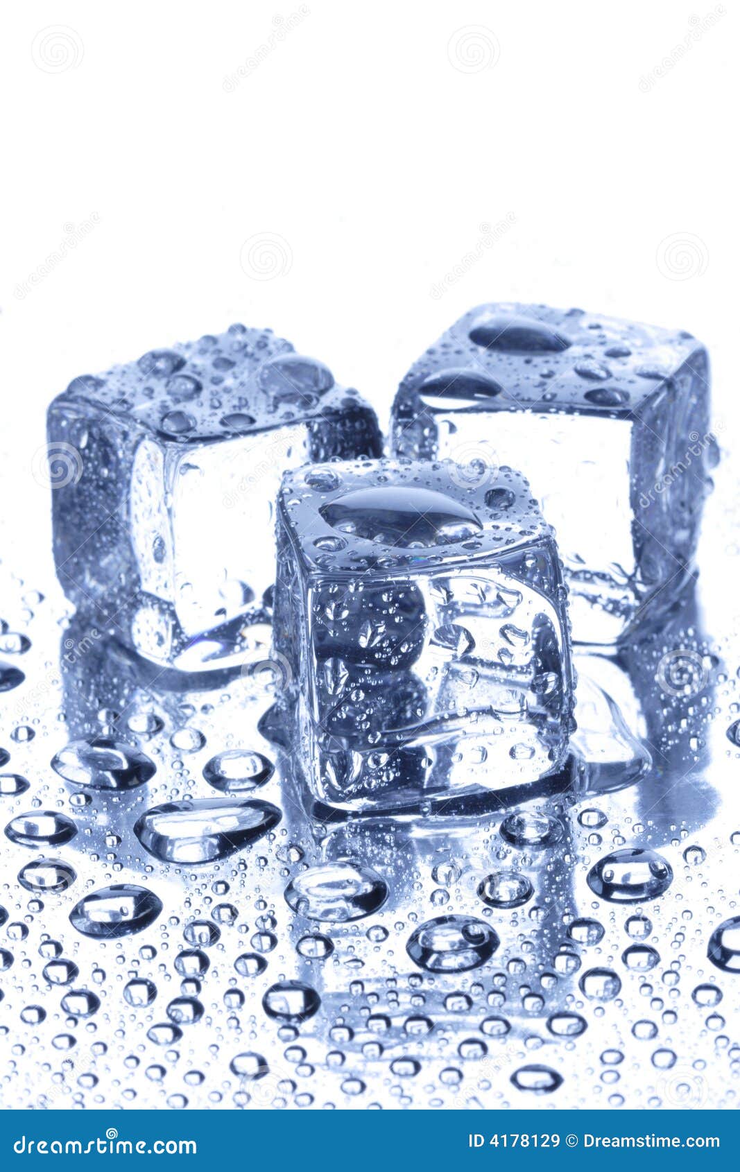 Ice and water drops stock image. Image of drop, real, reflection - 4178129