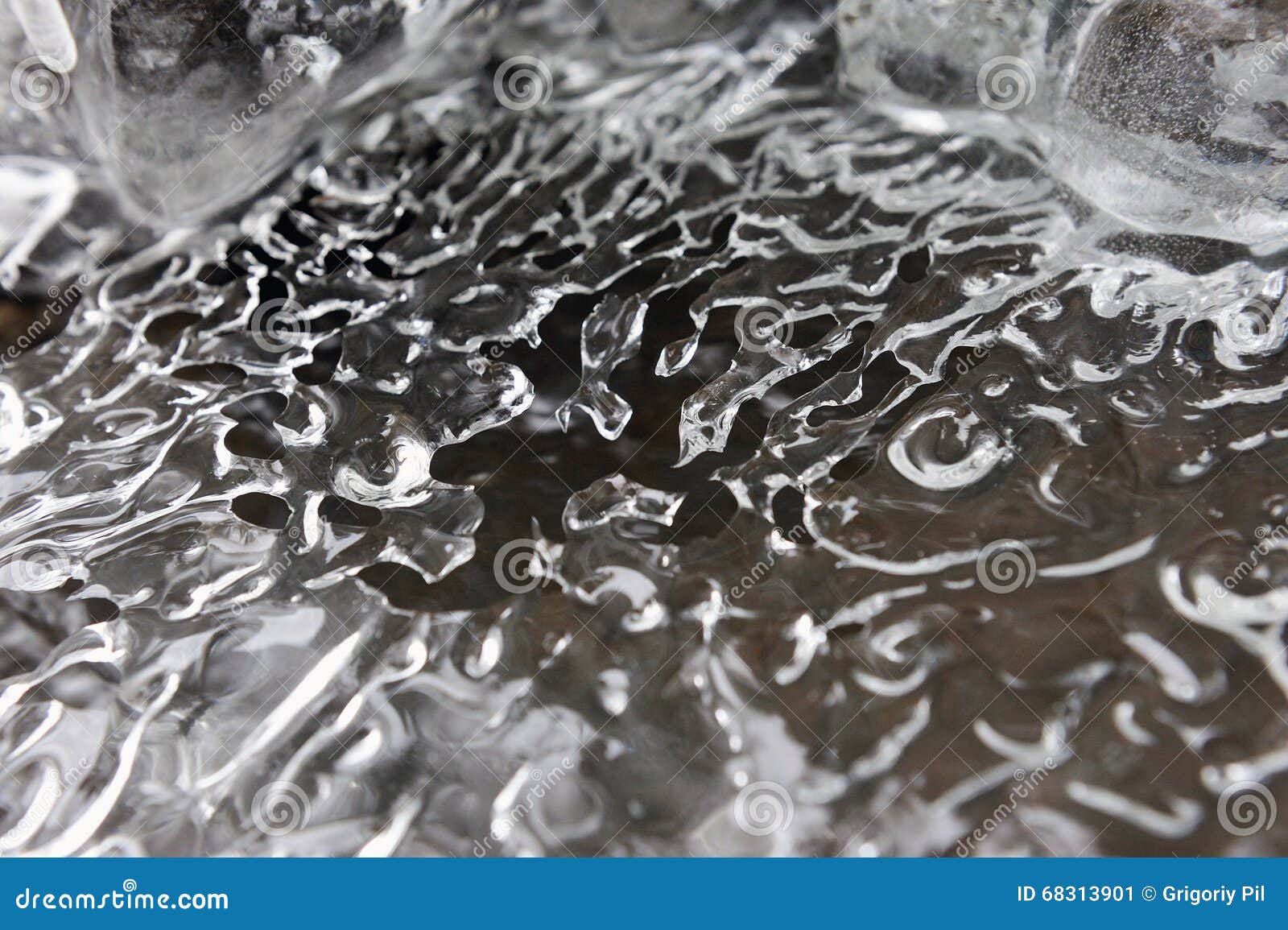 Ice and water flow stock image. Image of global, refrigeration - 68313901