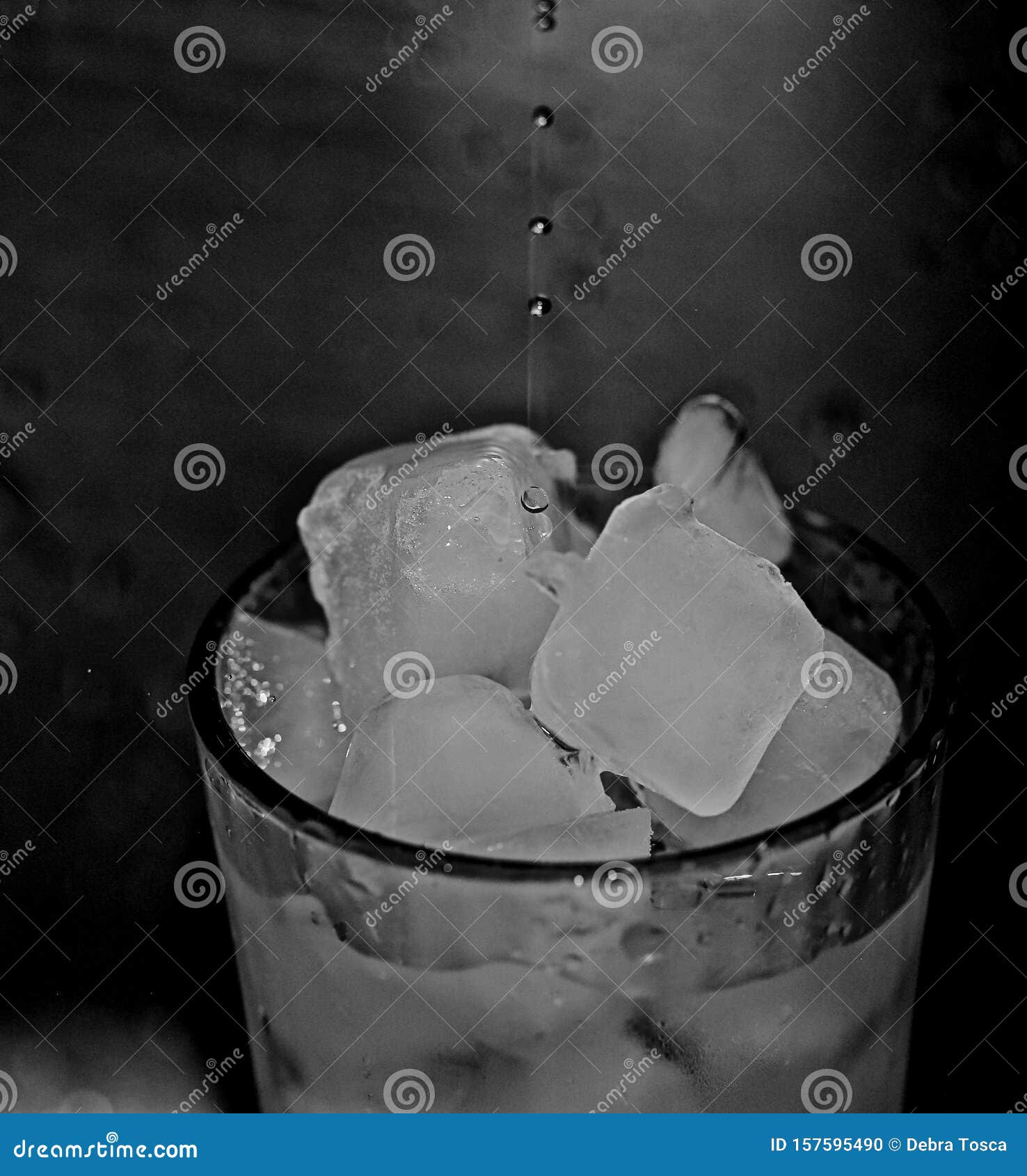 Ice water glass drip stock photo. Image of glass, frozen - 157595490