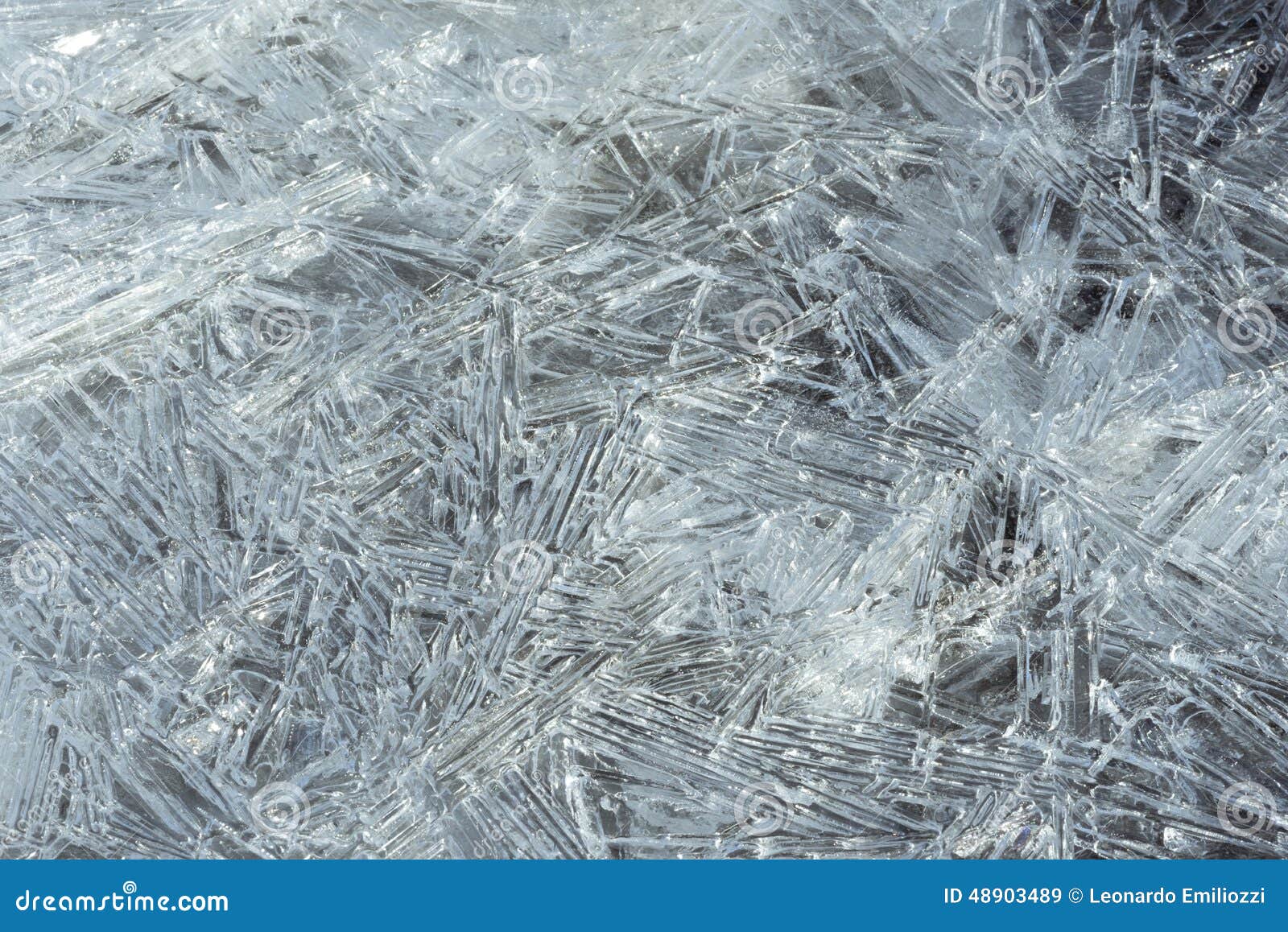 Ice Water with Ice Crystals Stock Image - Image of glacial, frost: 48903489