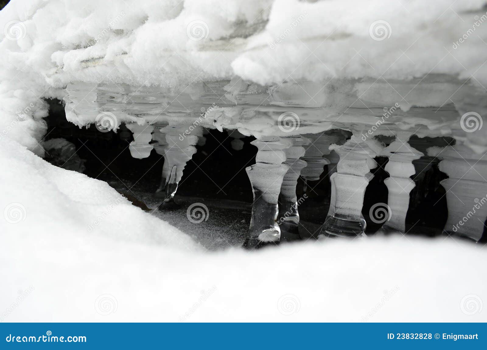 The Ice - Water in the Solid State Stock Photo - Image of color, macro ...
