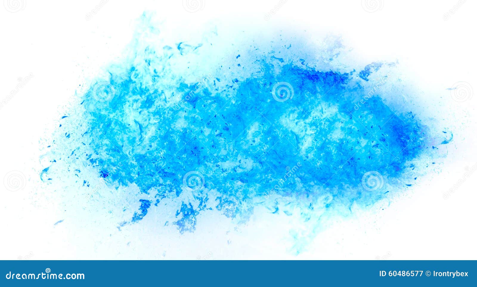 Ice Water Structure Explosion on White Background Stock Image - Image ...