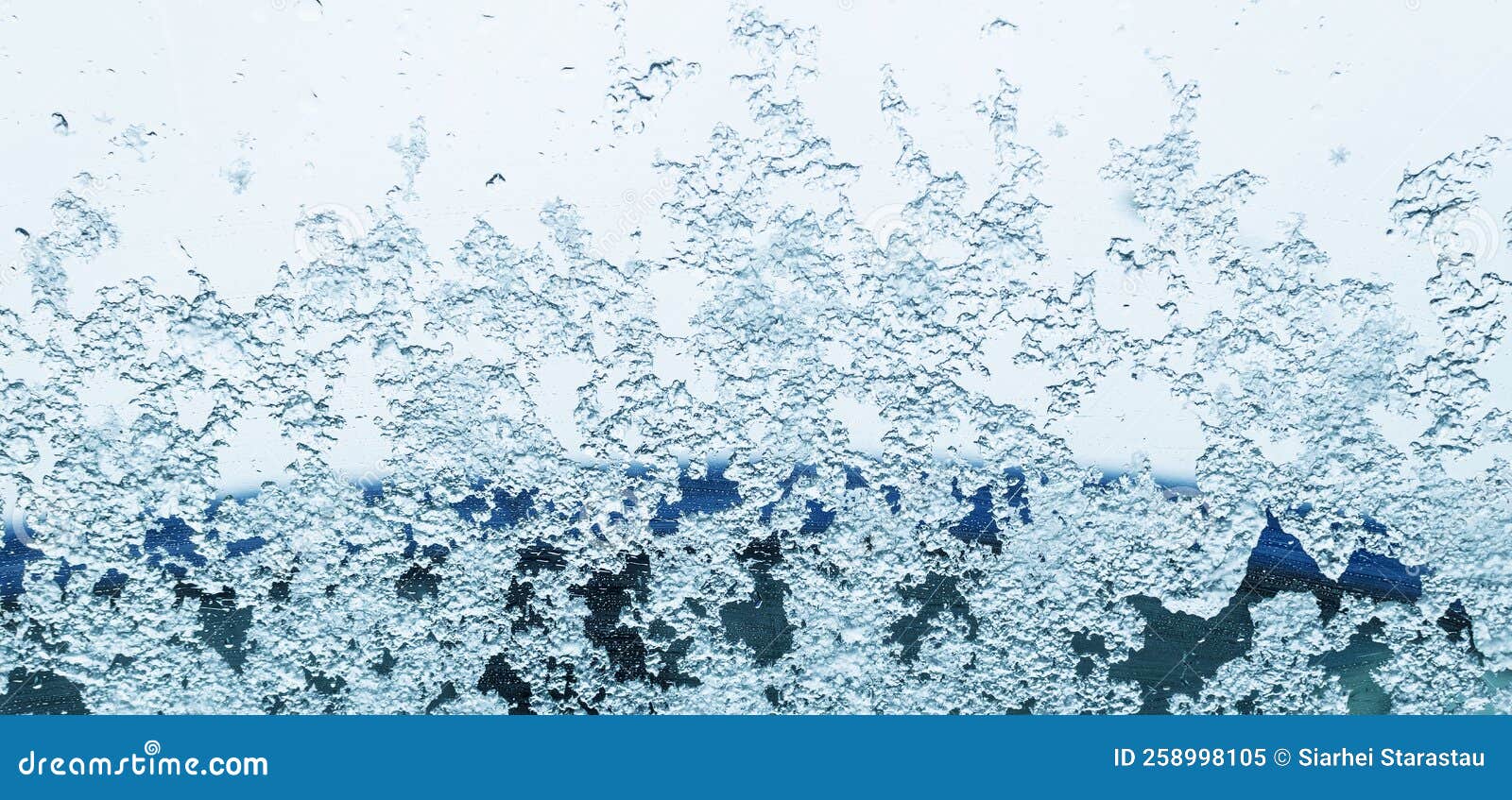 Ice window in the cold stock image. Image of cool, frosty - 258998105