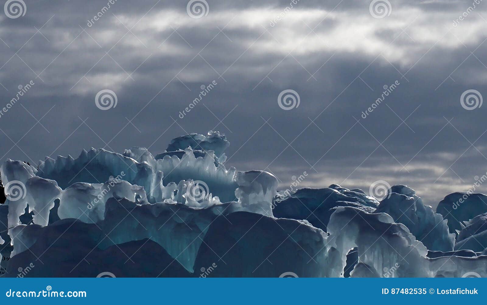 Ice in Winter stock image. Image of cave, sculpture, seasonal - 87482535