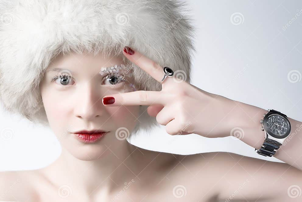 Ice woman stock photo. Image of passion, nature, close - 2634890