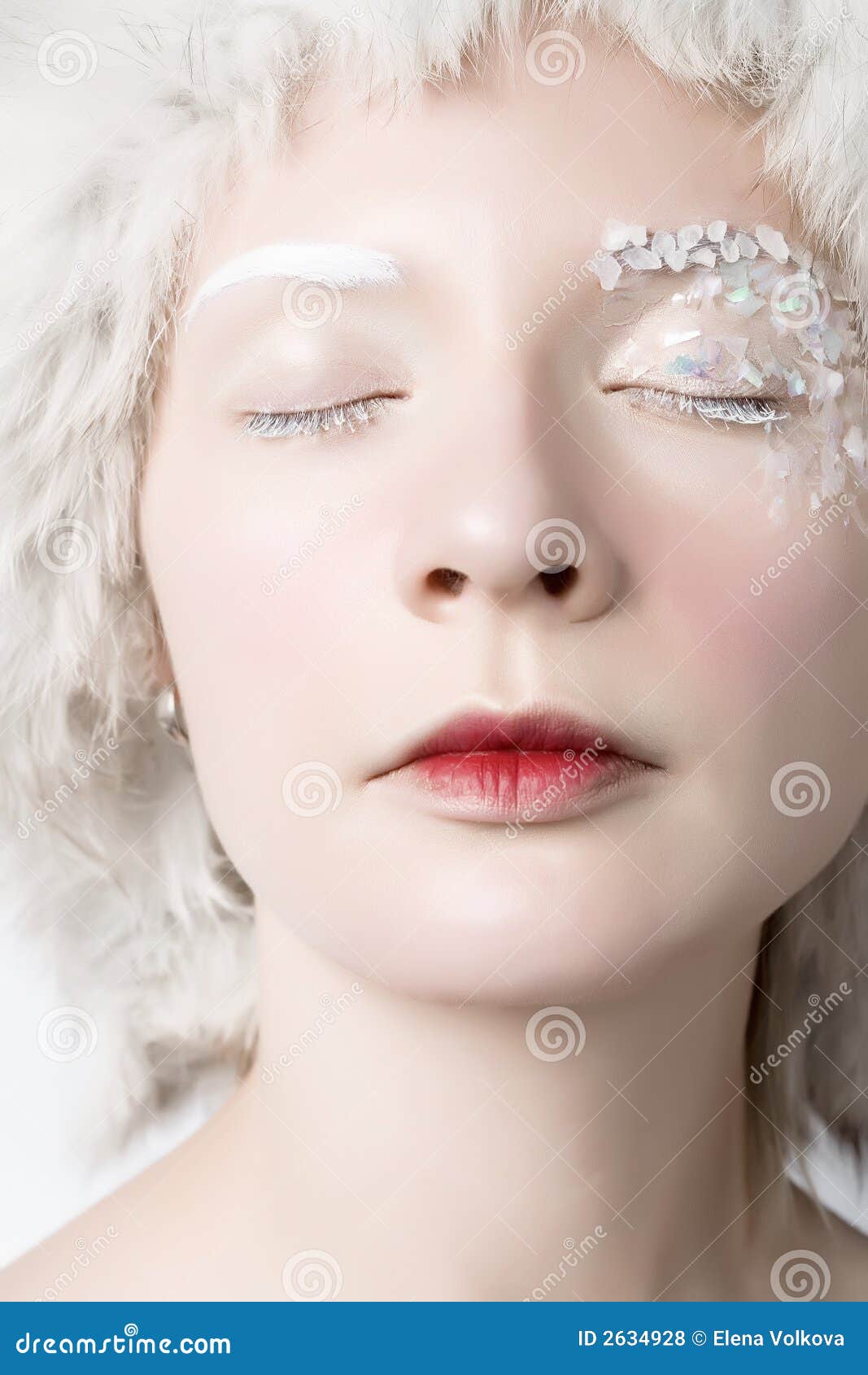Ice woman stock photo. Image of eyes, frost, passionate - 2634928
