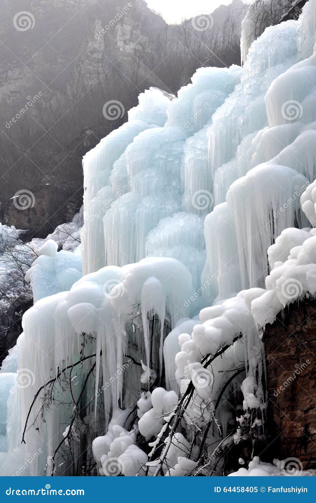 The ice world stock image. Image of filaments, scenery - 64458405
