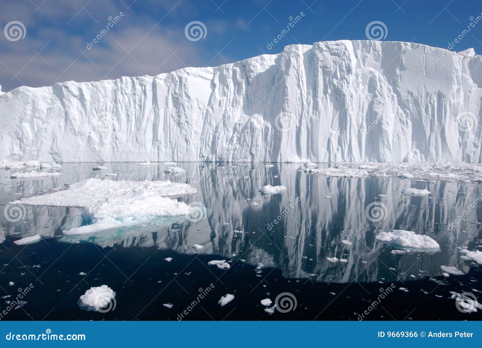 Iceberg Wall With Texture And Cuts, Antarctica Stock Image ...