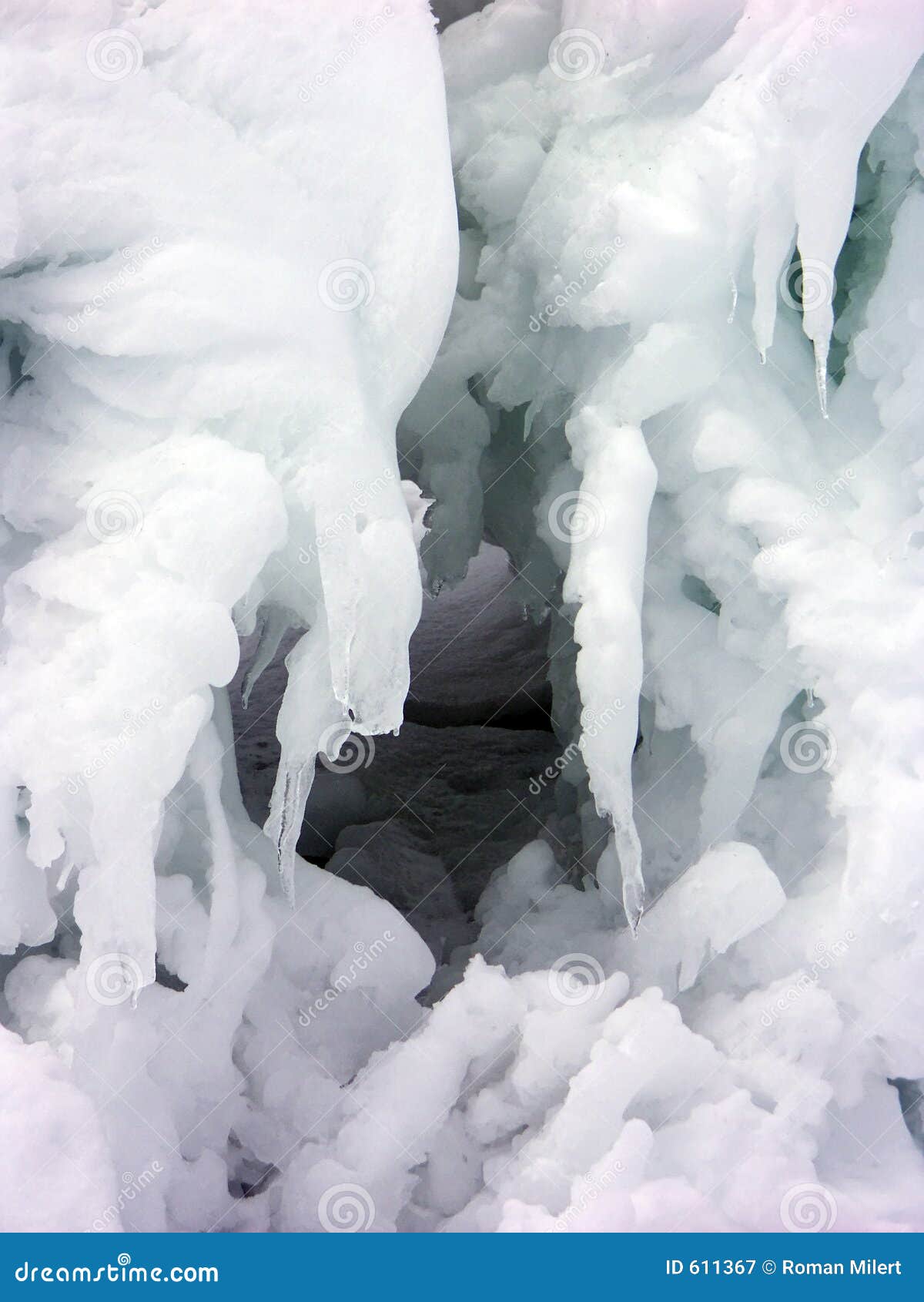 Iceberg cavity stock image. Image of white, freeze, arctic - 611367
