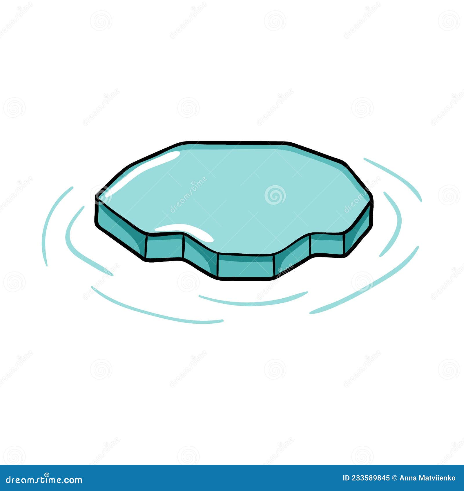 Iceberg Doodle Vector Cold Arctic Hand Drawn Winter Illustration ...