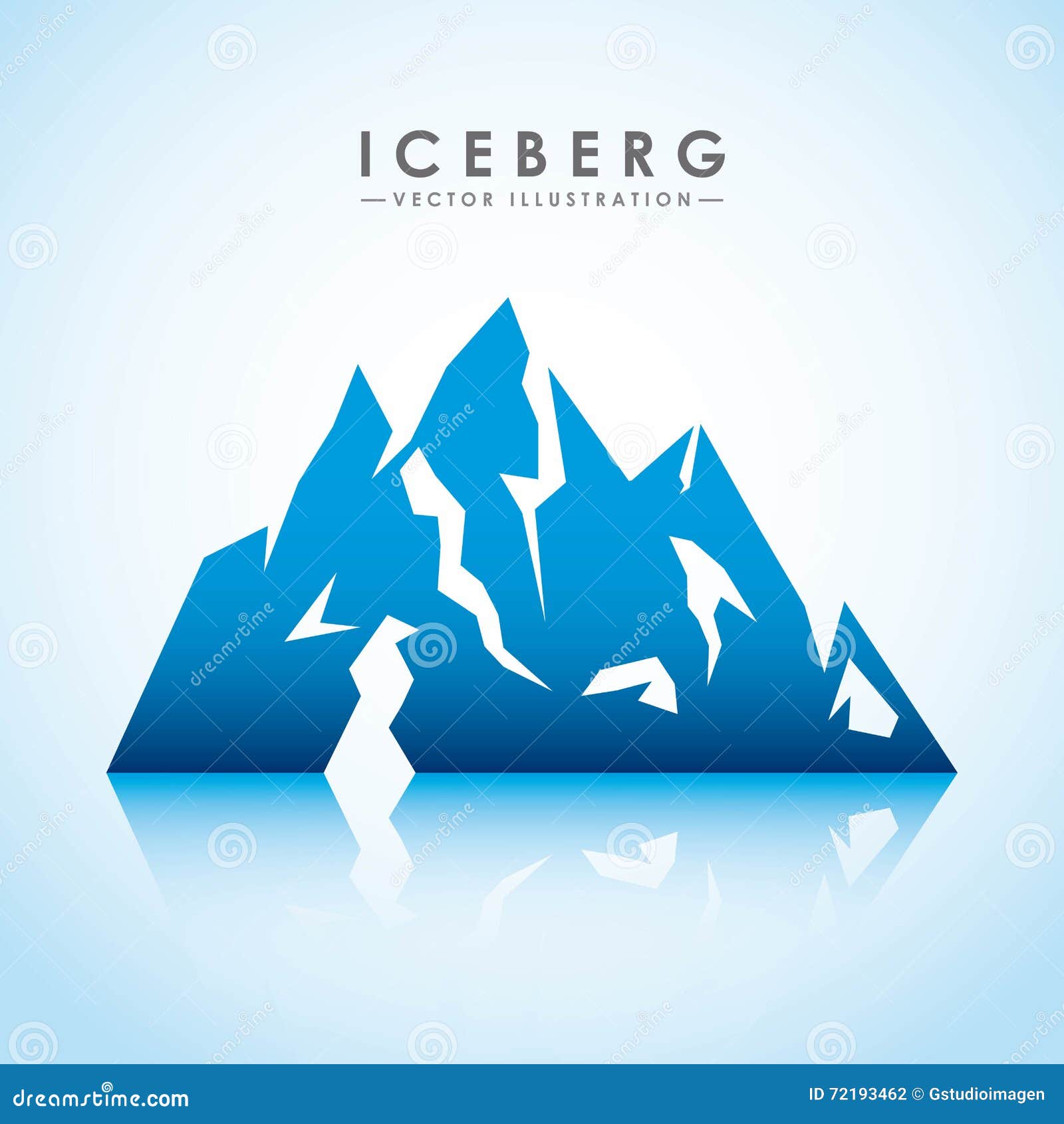 Iceberg glacier design stock illustration. Illustration of arctic ...