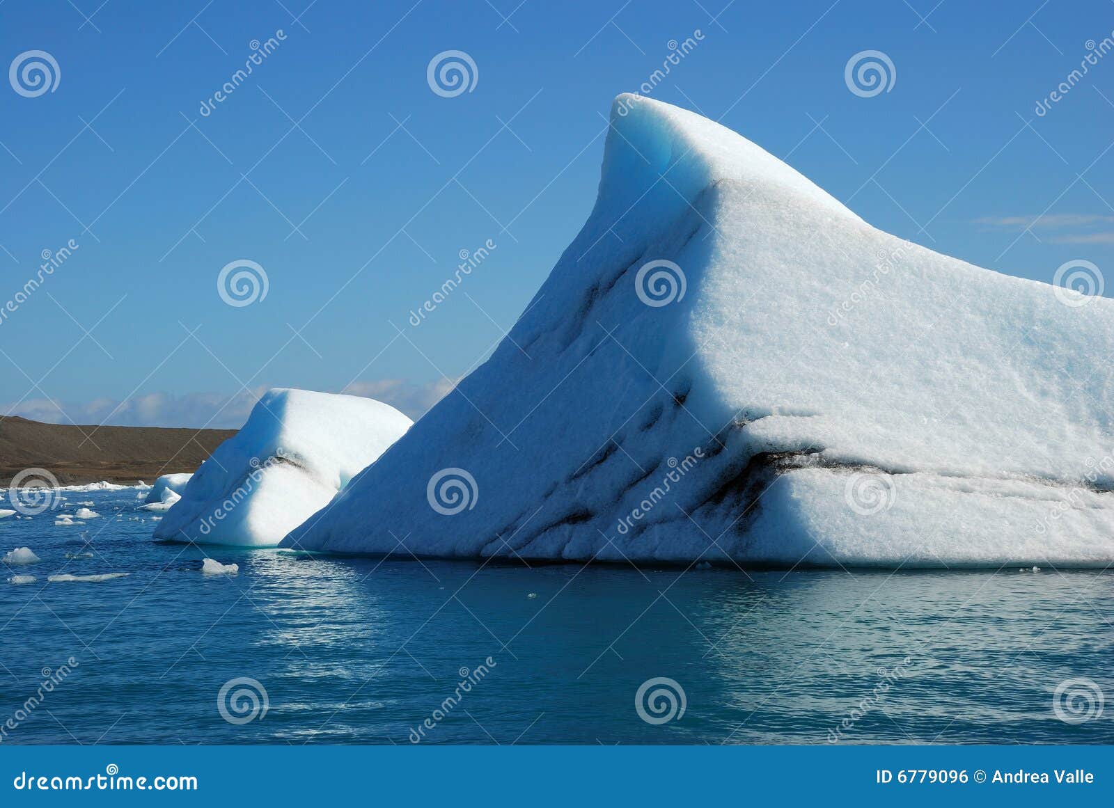 Iceberg in iceland stock photo. Image of white, frozen - 6779096