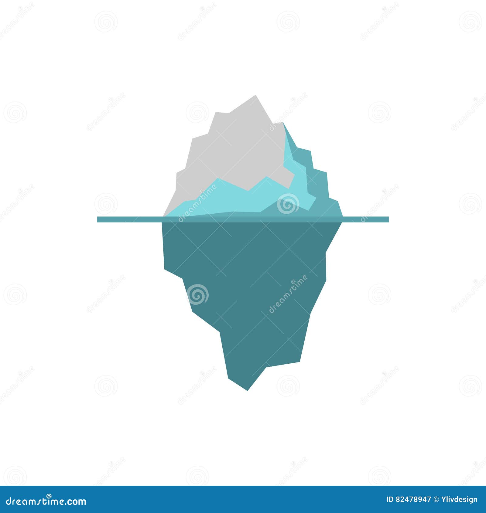 Iceberg Icon Vector Isolated On White Background, Iceberg Sign , Snowy ...