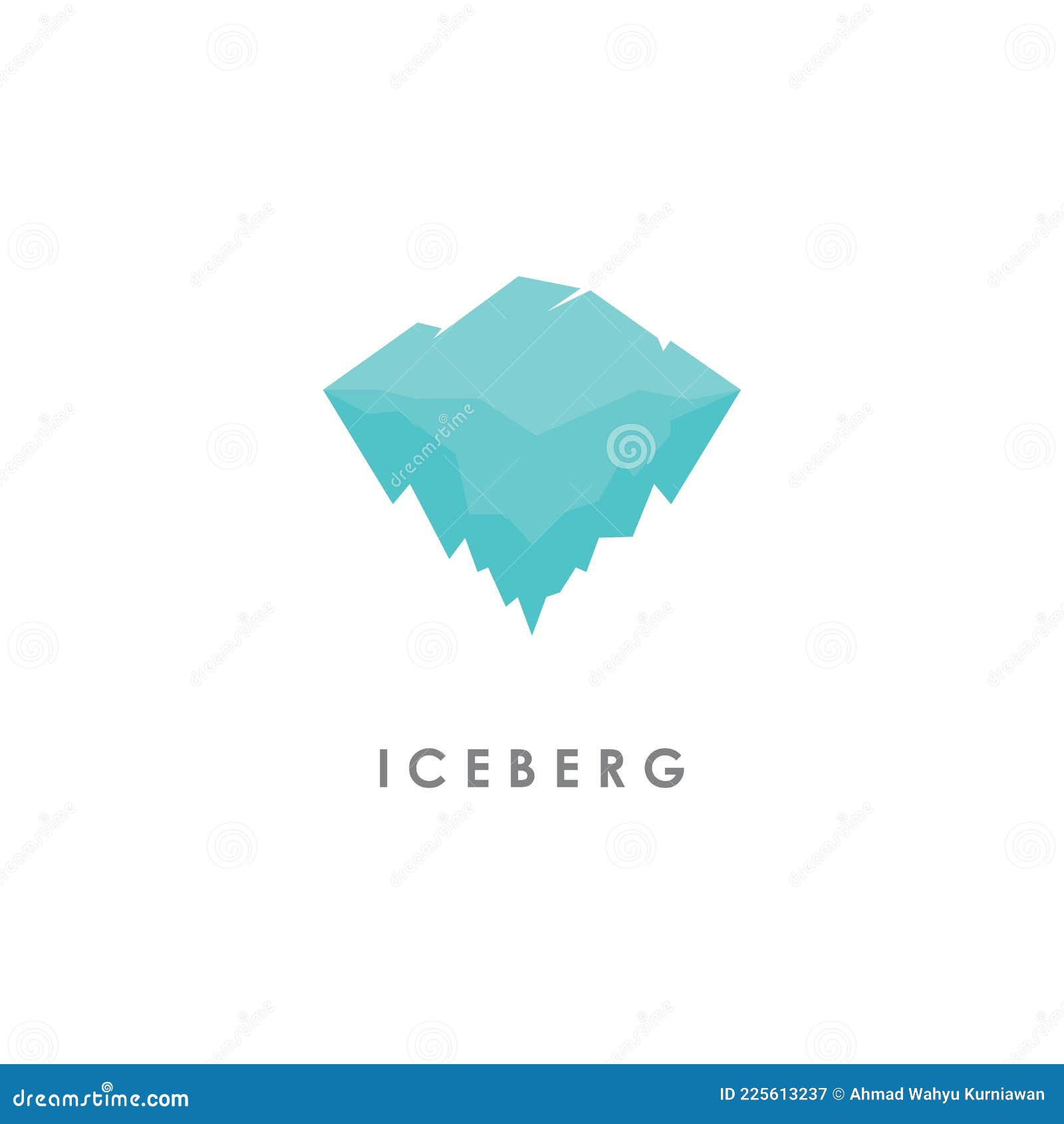Iceberg Illustration Design Stock Vector - Illustration of iceberg ...
