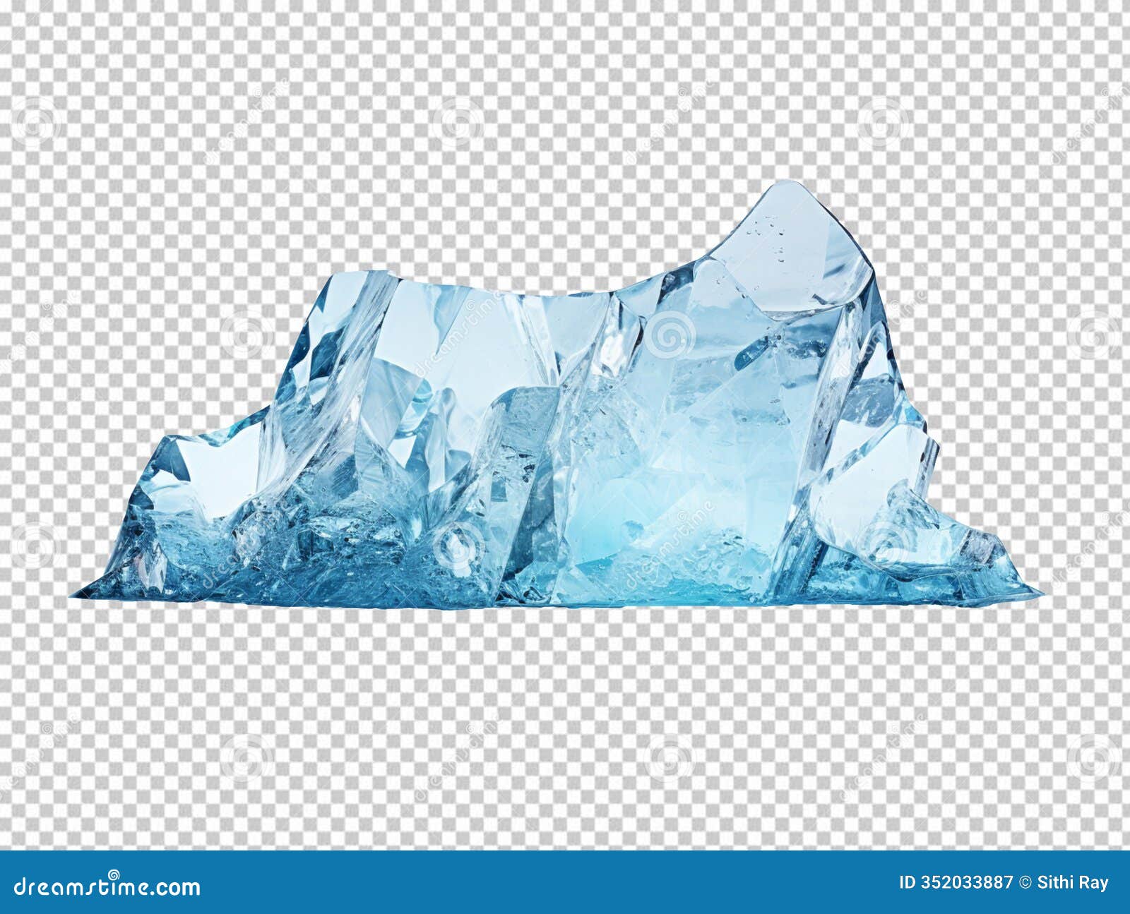 Iceberg Isolated On Transparent Background Royalty-Free Stock Photo ...
