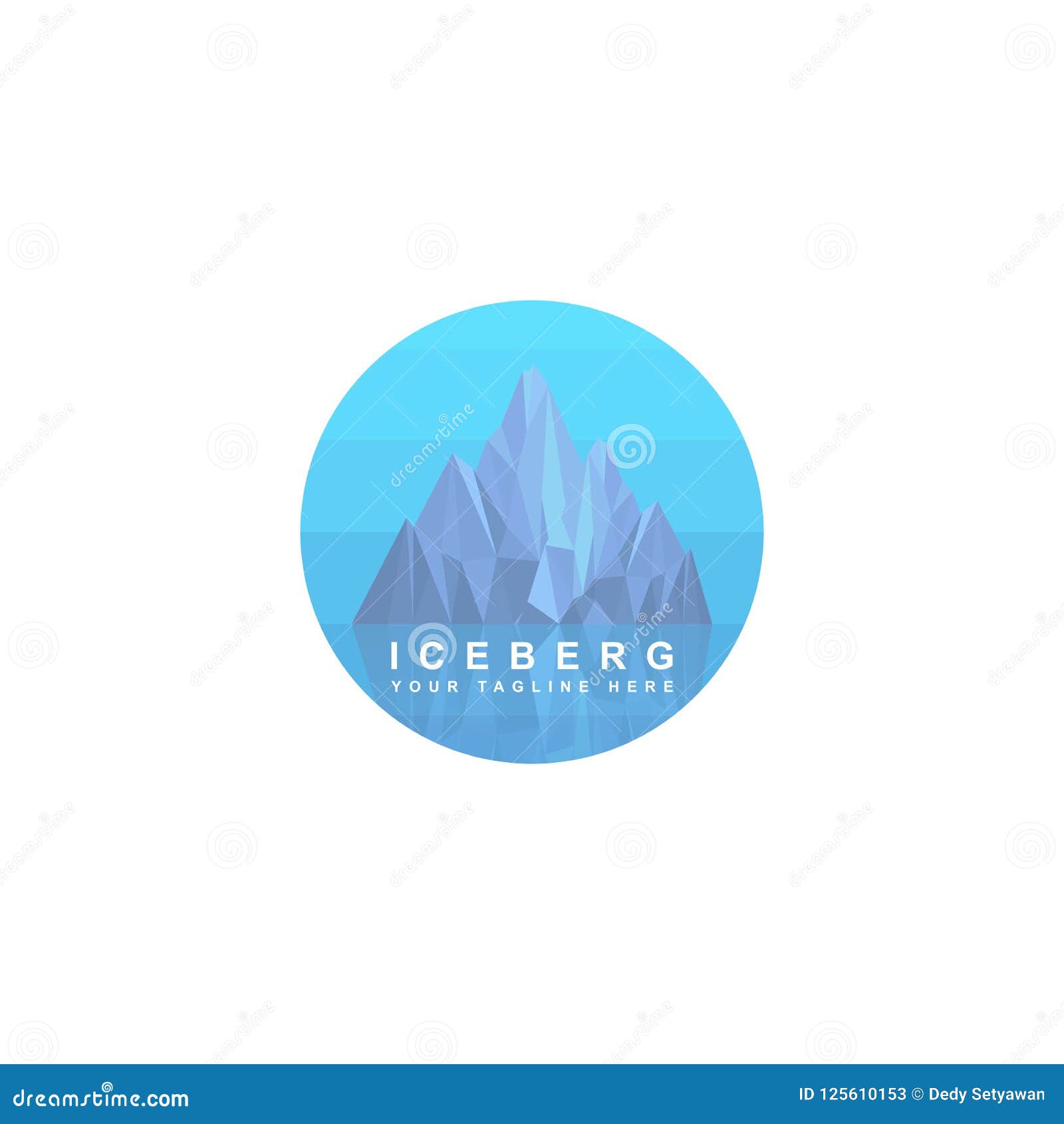 Iceberg Logo Design, Vector Icon Stock Vector - Illustration of ...
