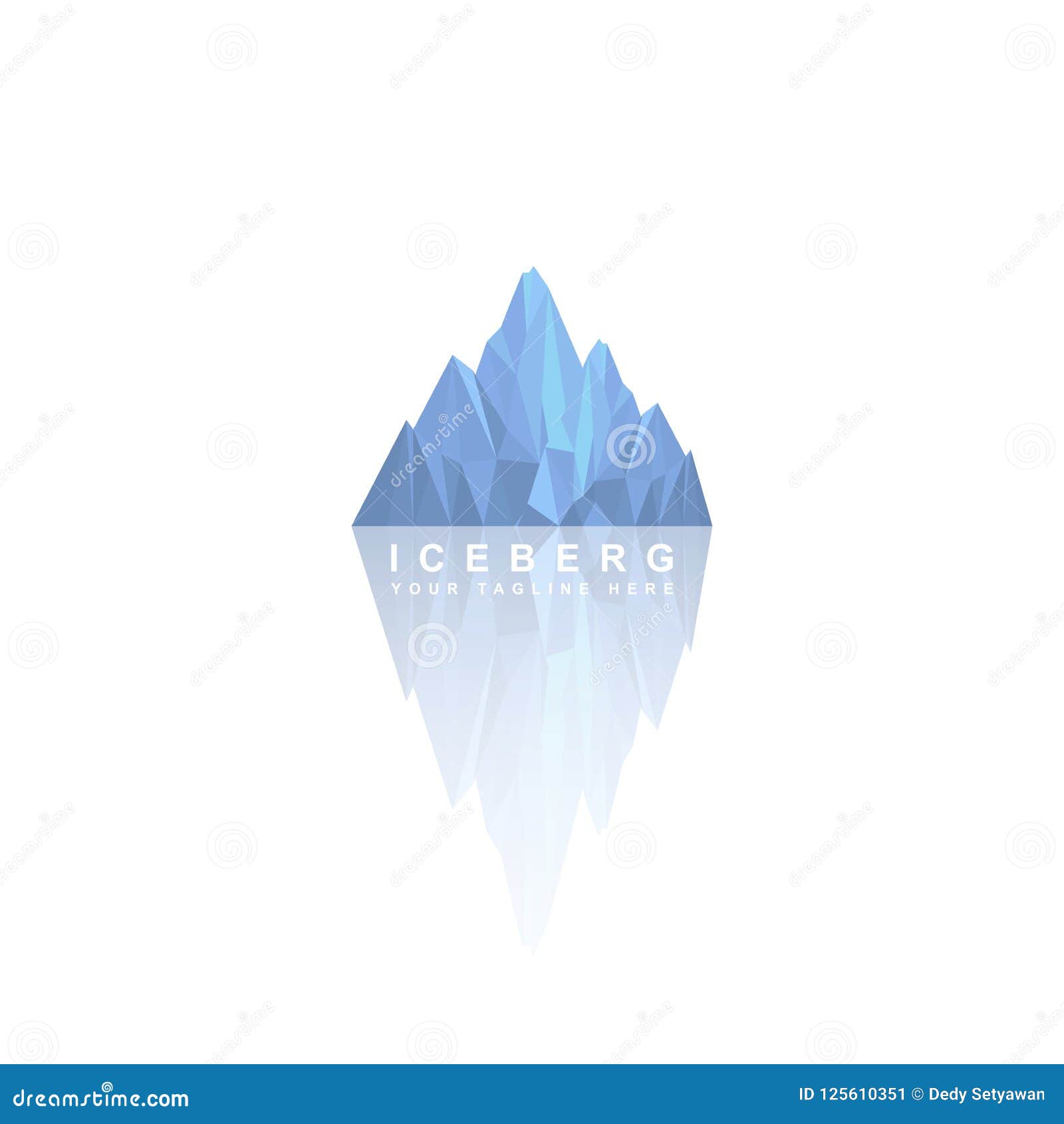 Iceberg Logo Design Vector, Mountain Lake Logo, Awesome Iceberg Logo ...