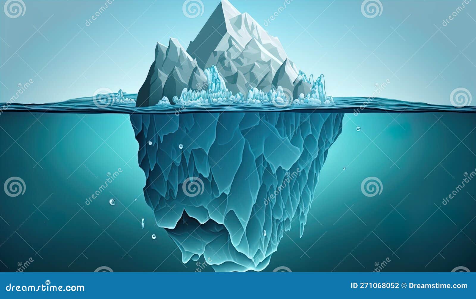 Iceberg Model in Polar Regions Which Shows a Big Hidden Potential ...