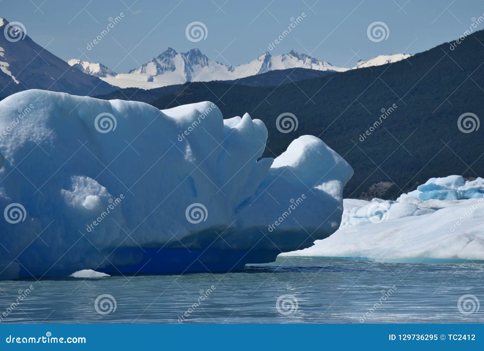Iceberg Na Geleira De Perito Moreno, Imagem de Stock - Imagem de ...