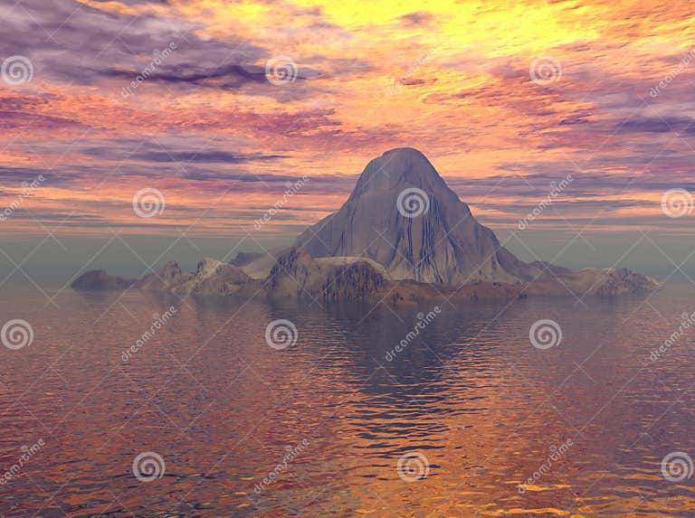 IceBerg_Pink stock illustration. Illustration of beautiful - 1985602