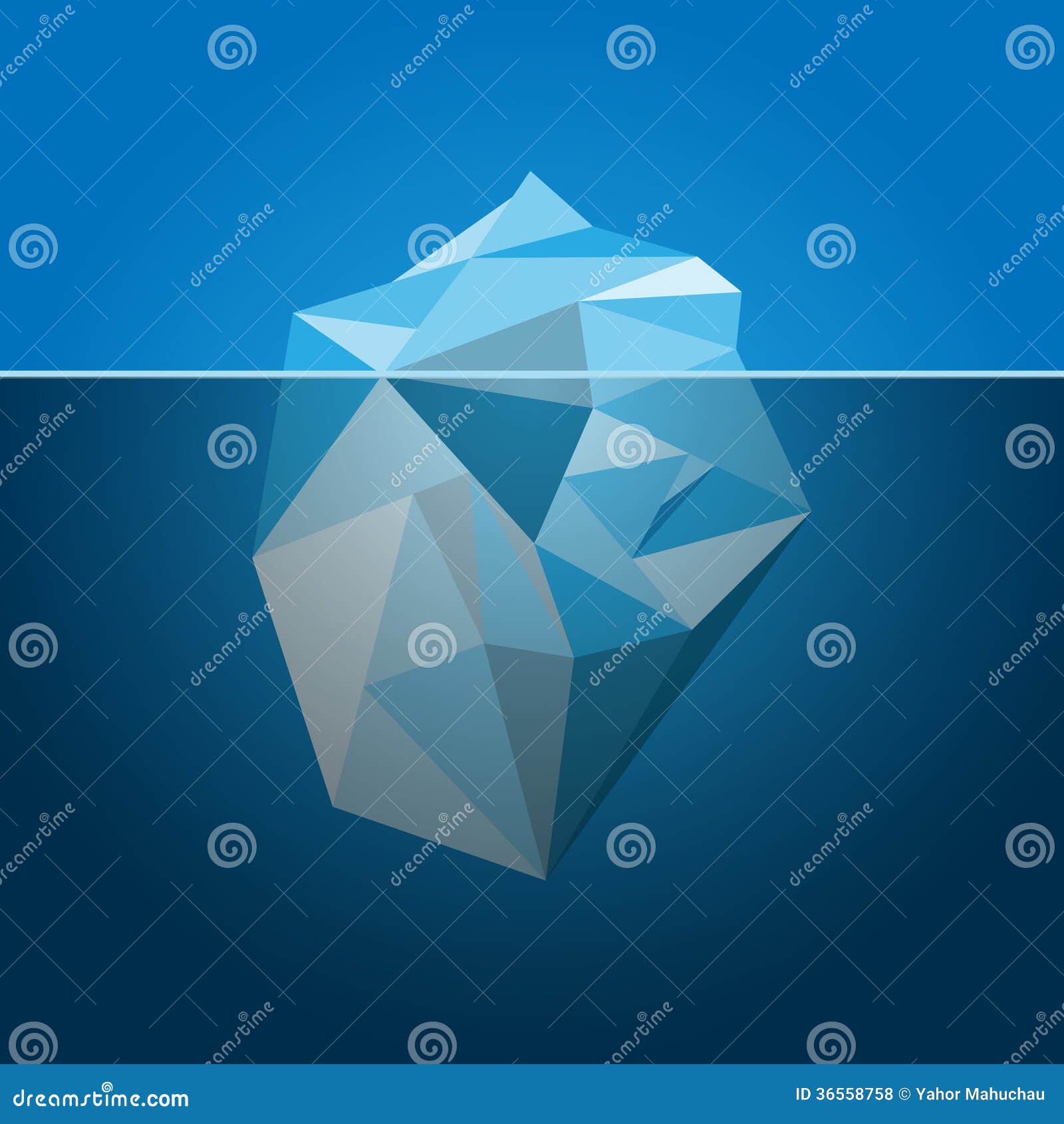 Iceberg stock illustration. Illustration of nature, antarctic - 36558758