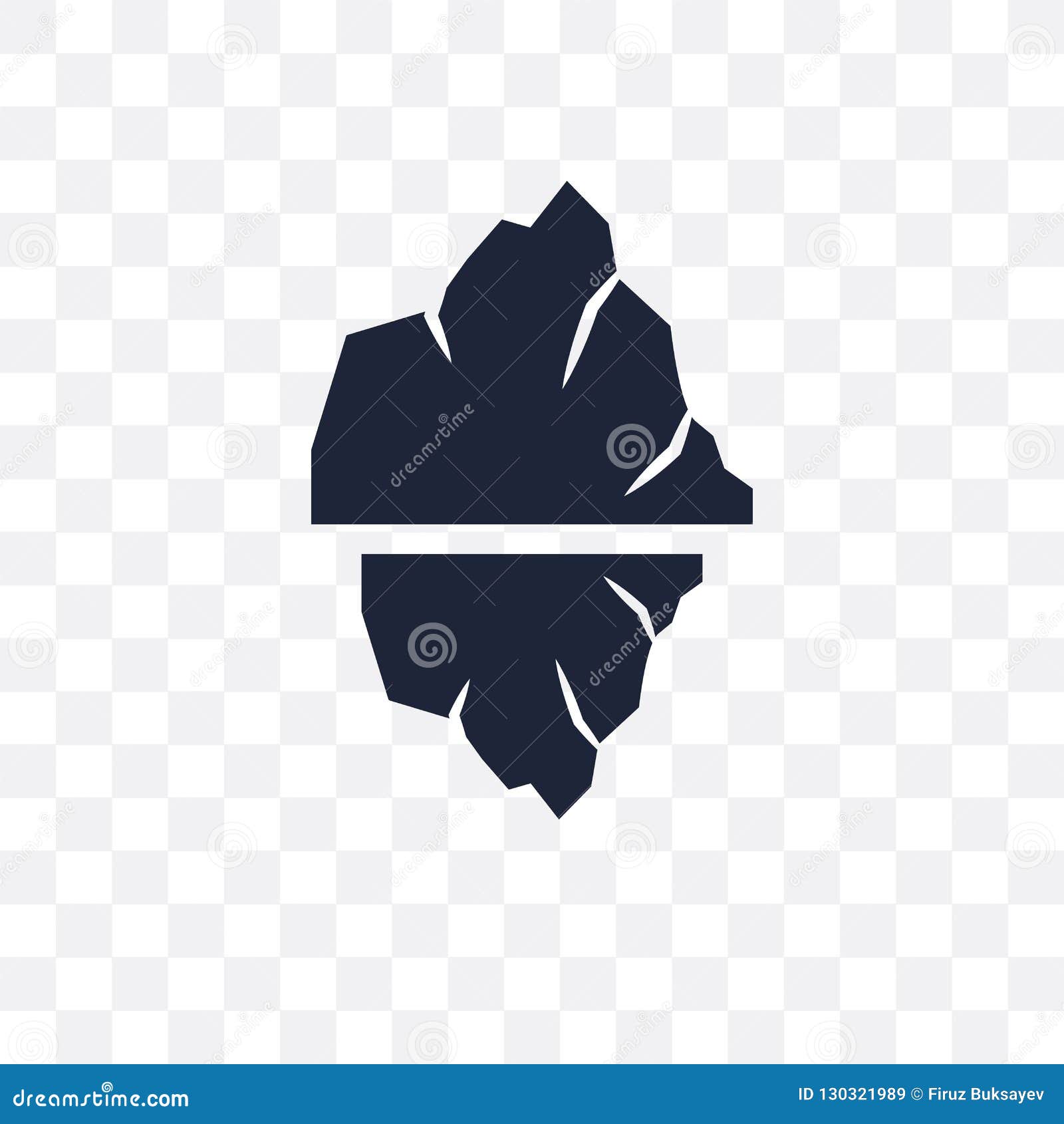 Iceberg Transparent Icon. Iceberg Symbol Design from Winter Coll Stock ...