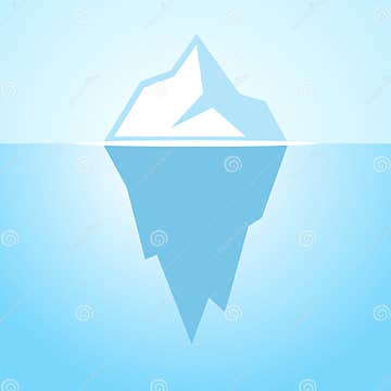 Iceberg vector icon stock vector. Illustration of glacier - 84448432