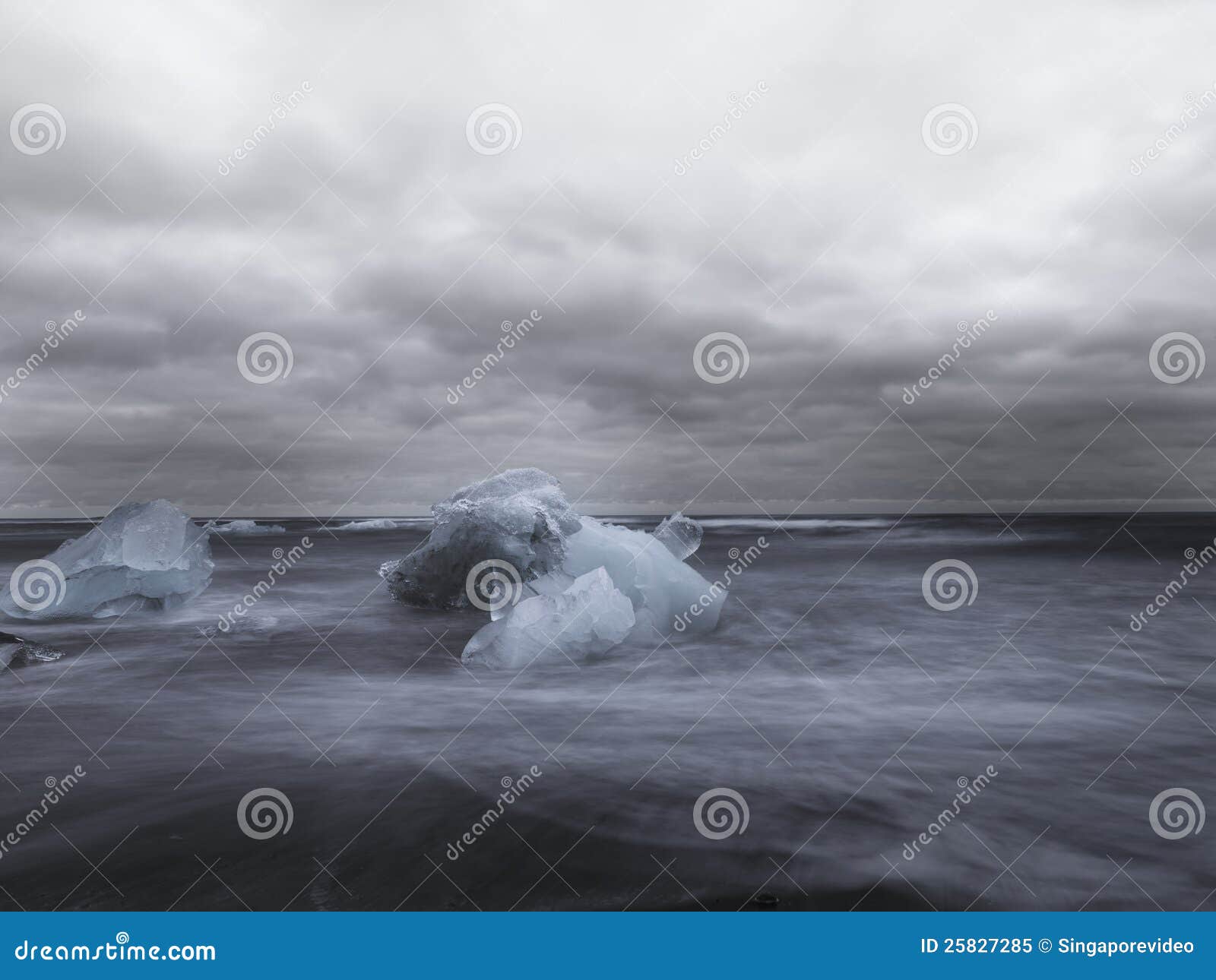 Iceblocks in a storm stock image. Image of abstract, furious - 25827285