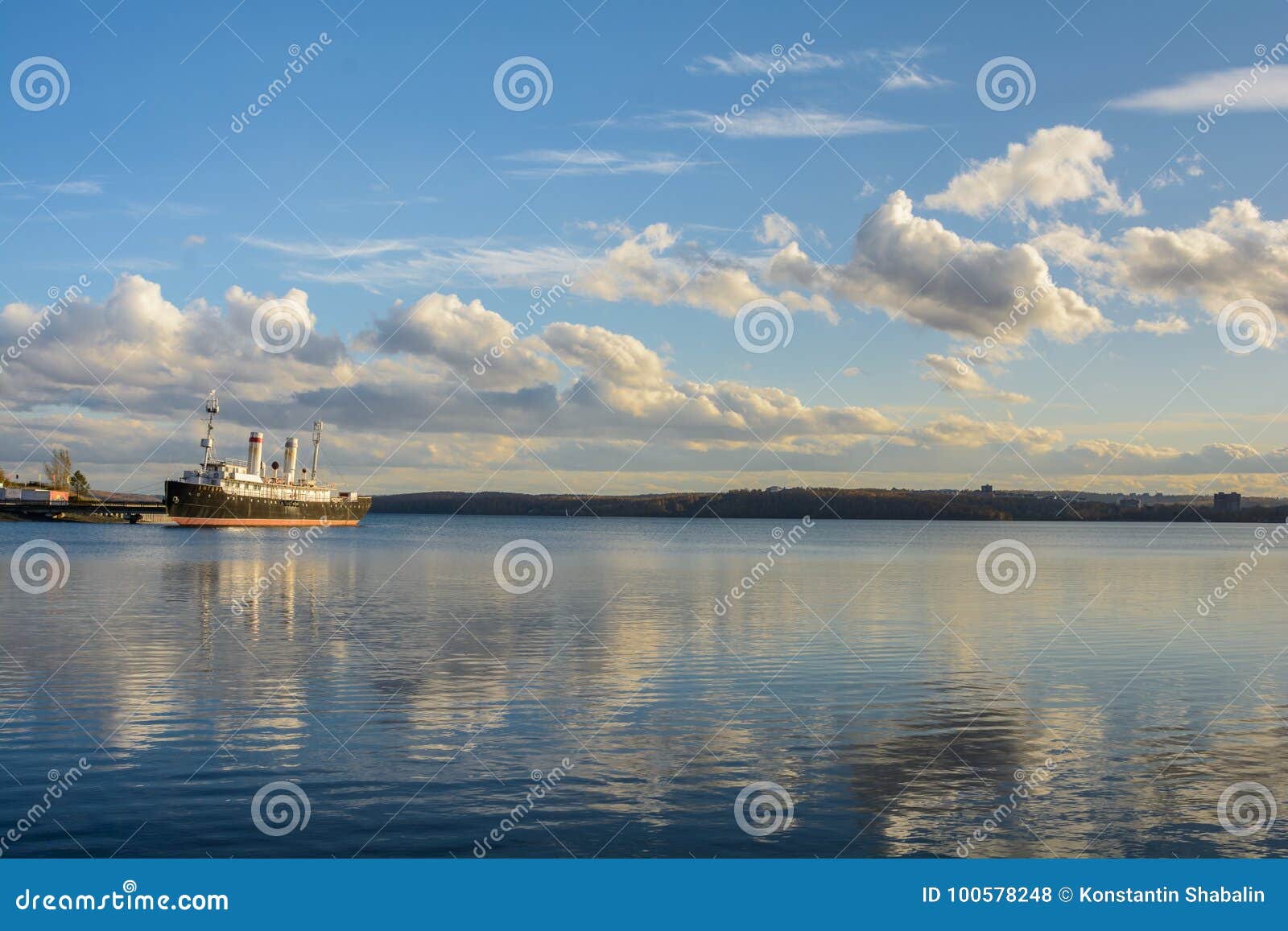 Icebreaker in the Angara River. Editorial Stock Photo - Image of harbor ...