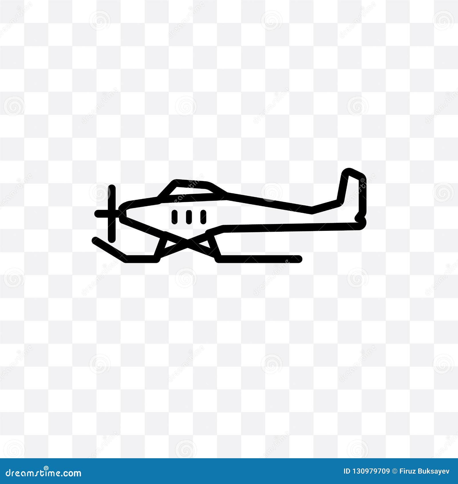 Icebreaker Ship Vector Linear Icon Isolated on Transparent Background ...