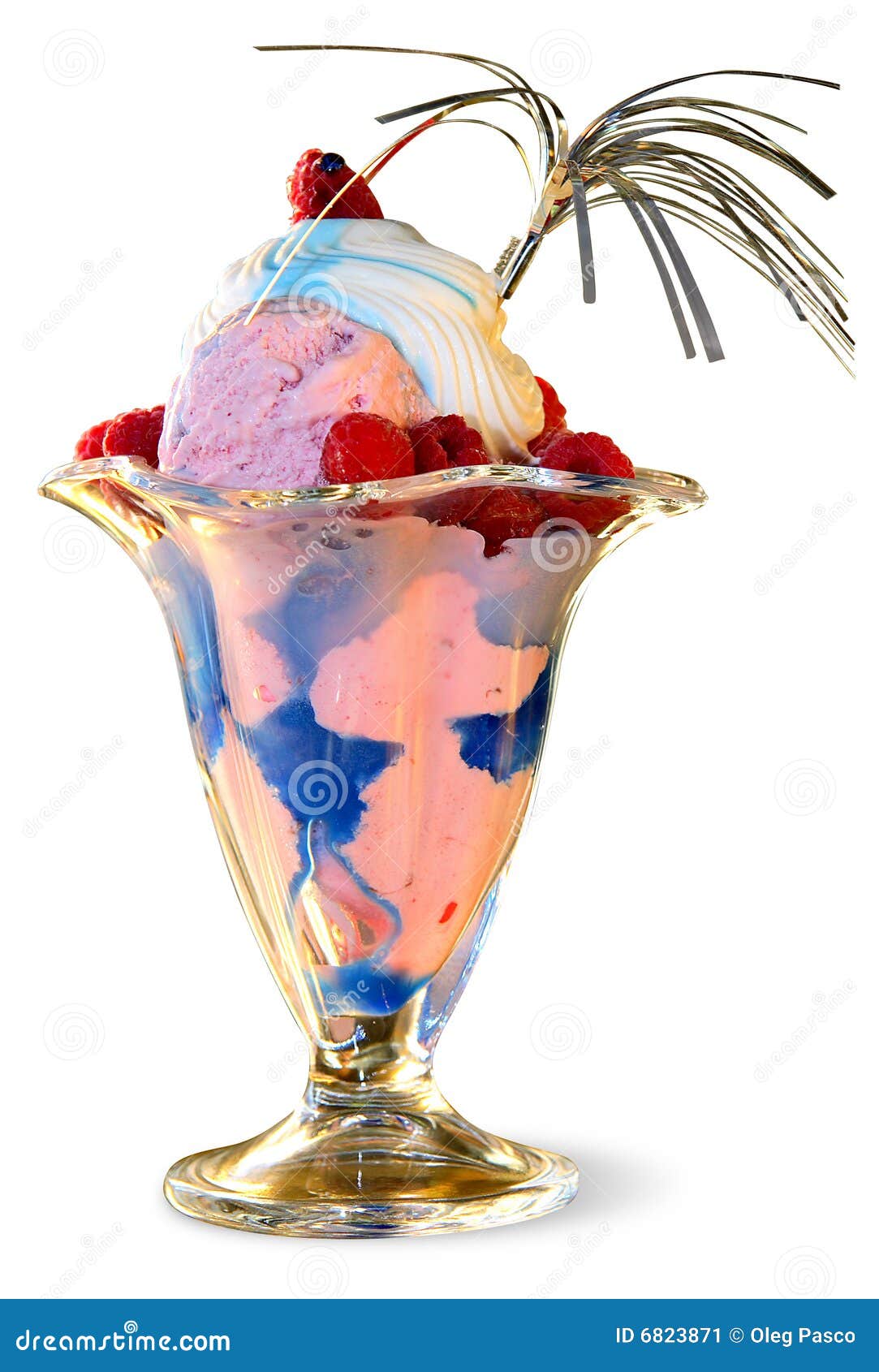 Icecream - Blue Ice stock image. Image of berry, sorbet - 6823871