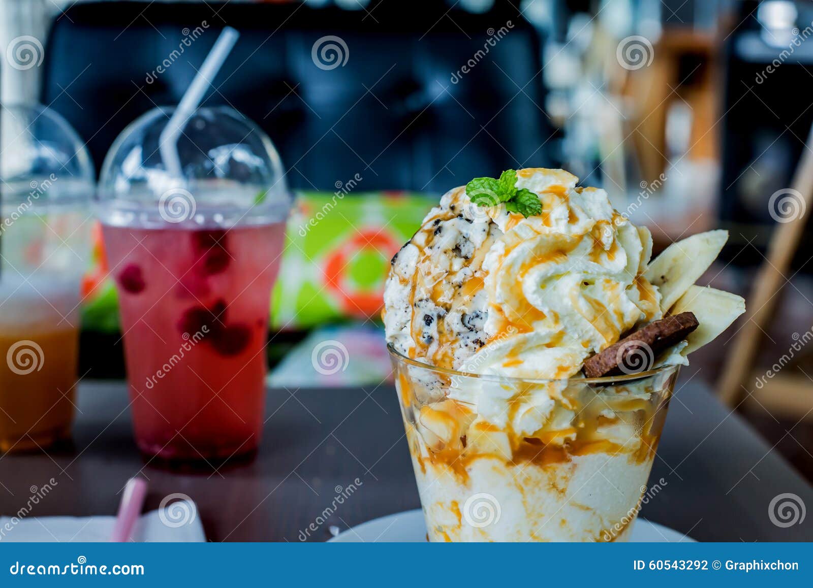 Icecream stock photo. Image of tasty, vanilla, white - 60543292