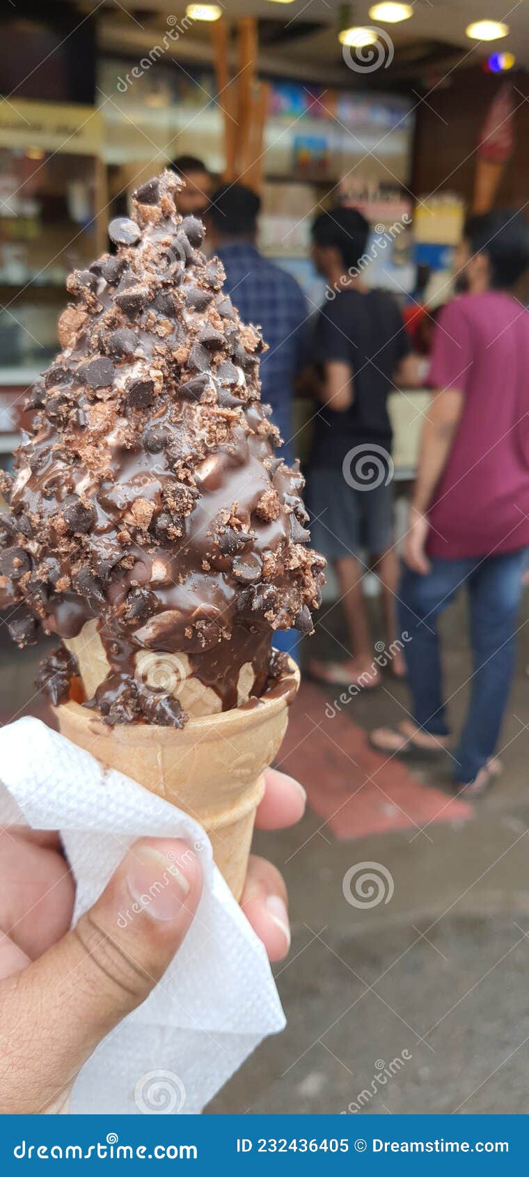 Icecream (softy) stock image. Image of breakfast, baking - 232436405