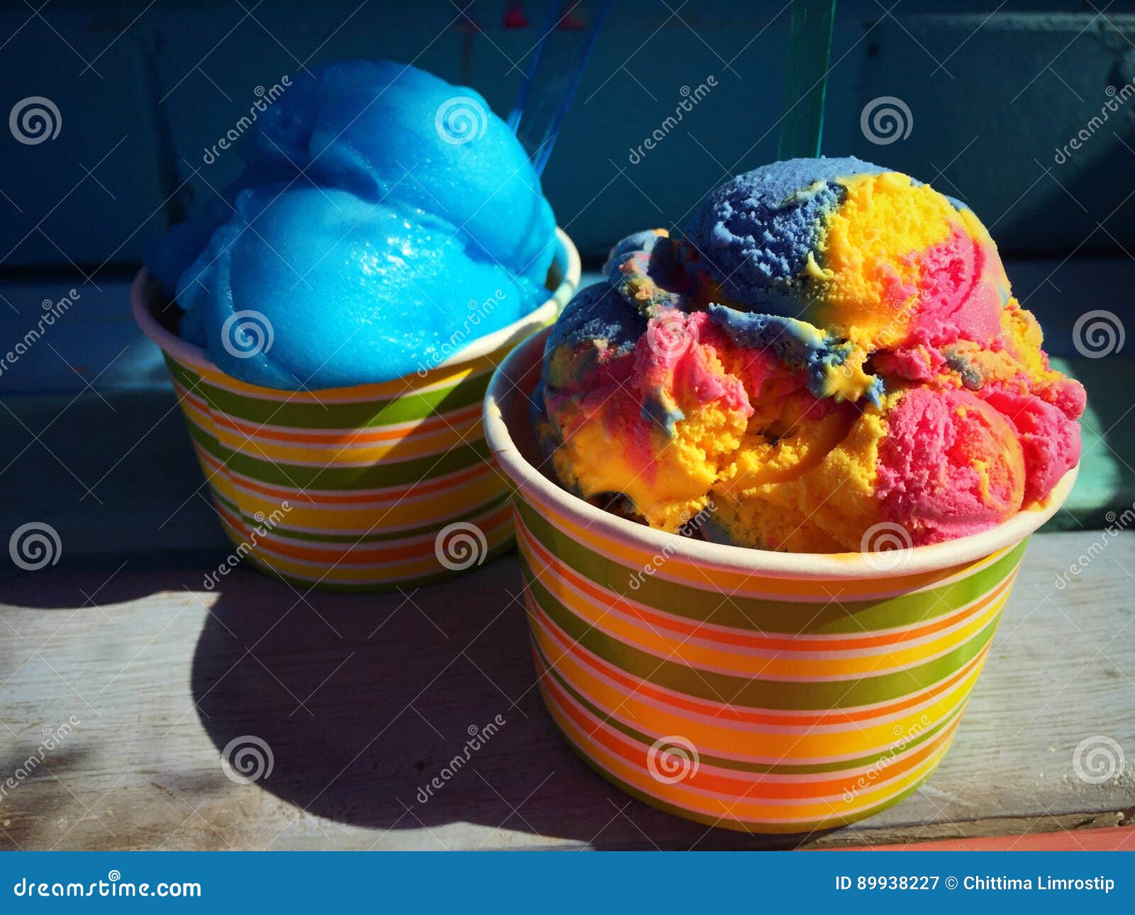 Icecream stock image. Image of cups, icecream, colourful - 89938227