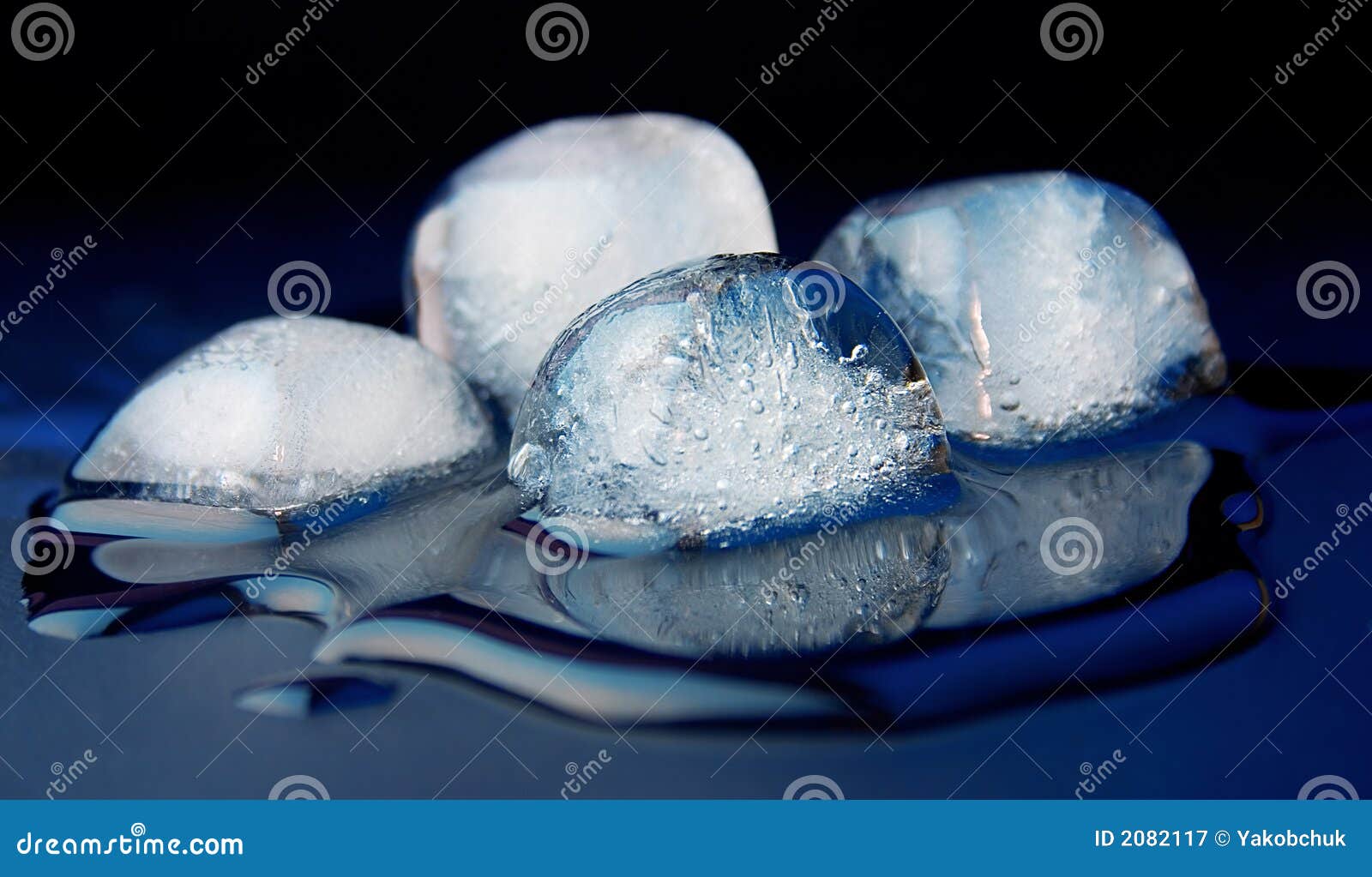 Icecubes stock image. Image of defrost, bright, frozen - 2082117