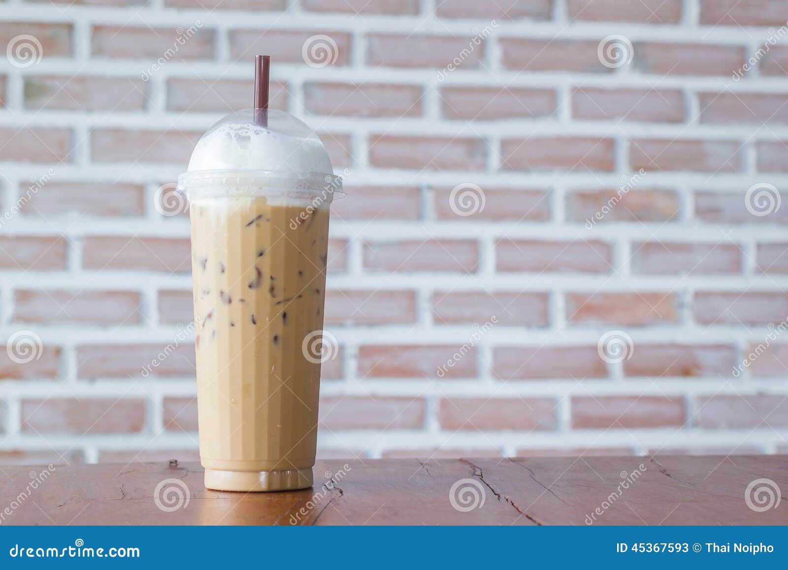 Iced blended cappuccino stock image. Image of iced, late - 45367593