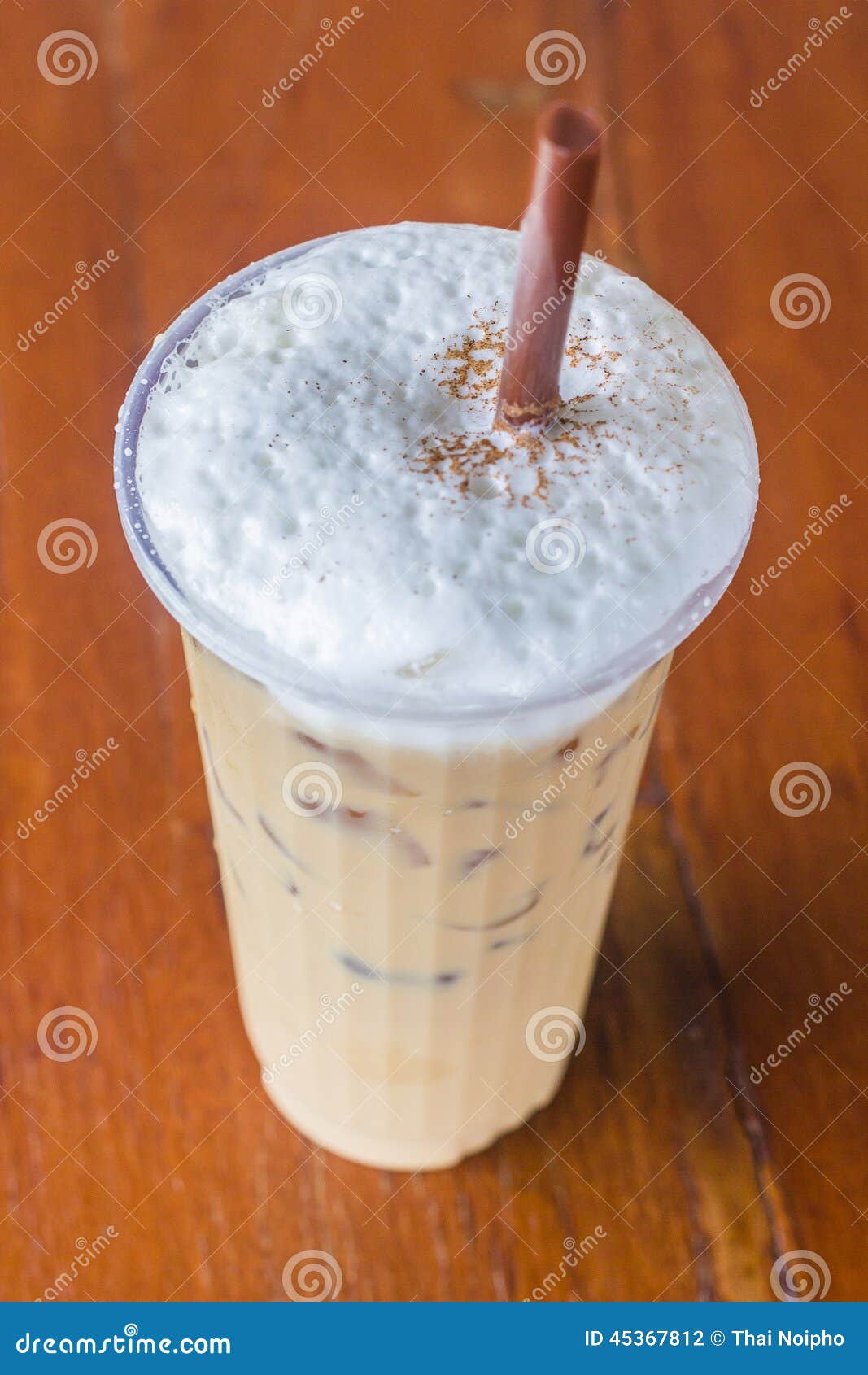 Iced Blended Frappe Coffee In Cafe Royalty-Free Stock Photo ...