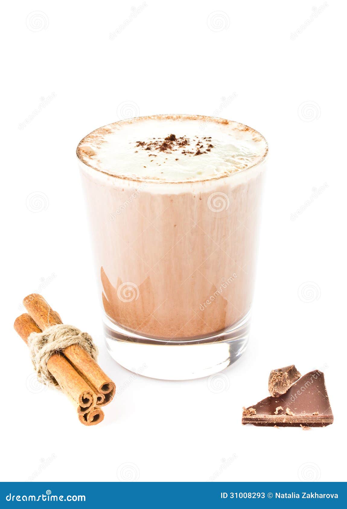 Iced Blended Frappe Coffee Isolated on White Background Stock Image ...