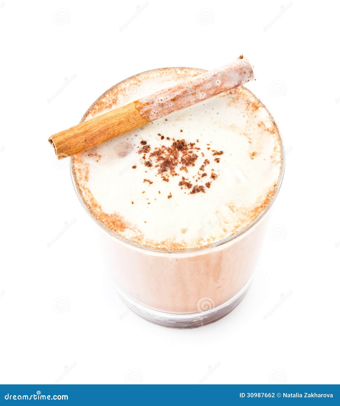 Iced Blended Frappe Coffee Isolated on White Background Stock Photo ...